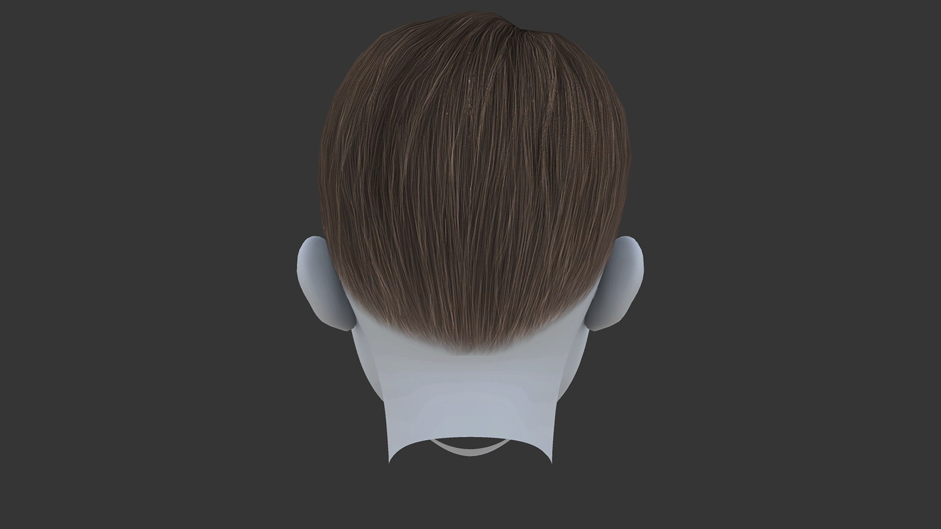 3D 3D Polygon Hair For Game Low-poly - TurboSquid 2190149