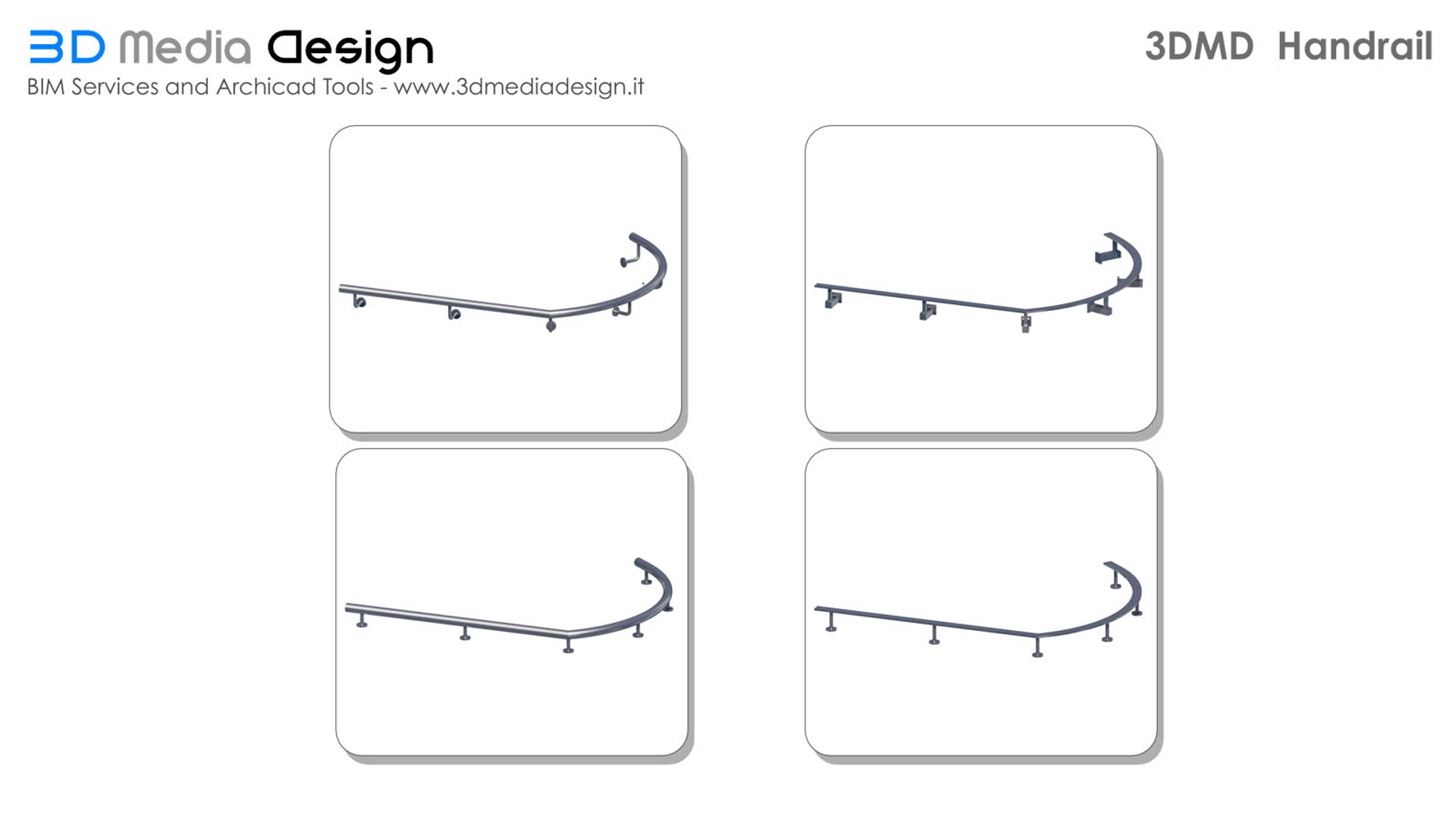 3D Model Archicad Railing - TurboSquid 1163287