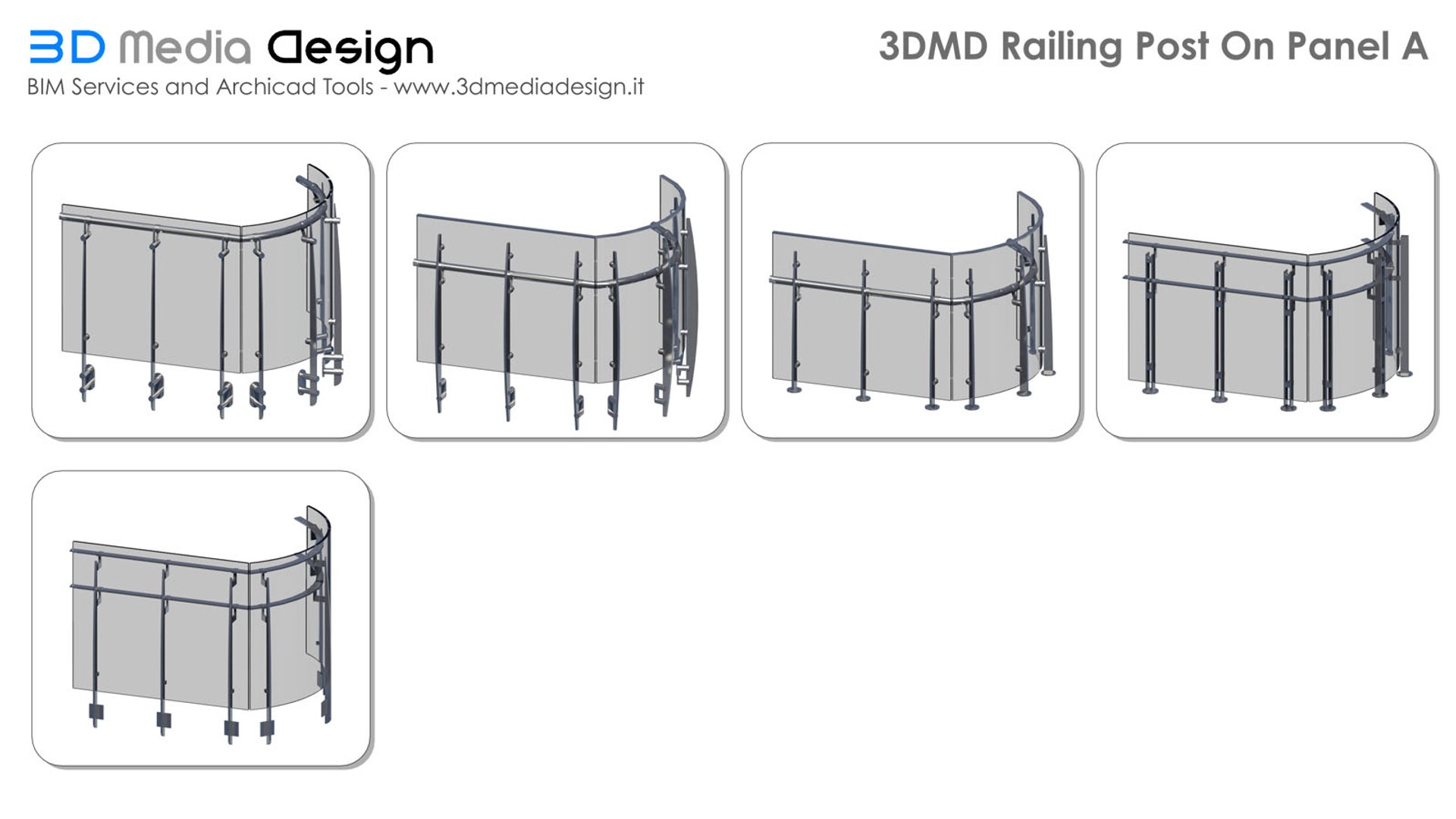 3D Model Archicad Railing - TurboSquid 1163287