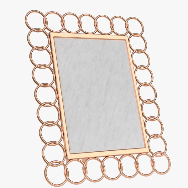 photo picture frame copper 3ds