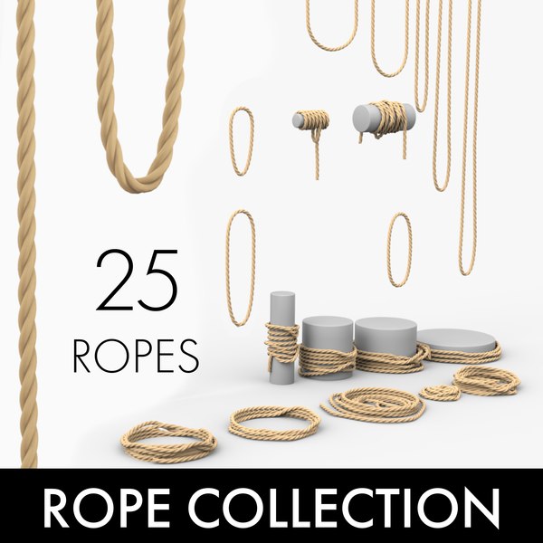 modelo 3d Rope Collection - TurboSquid 1967778