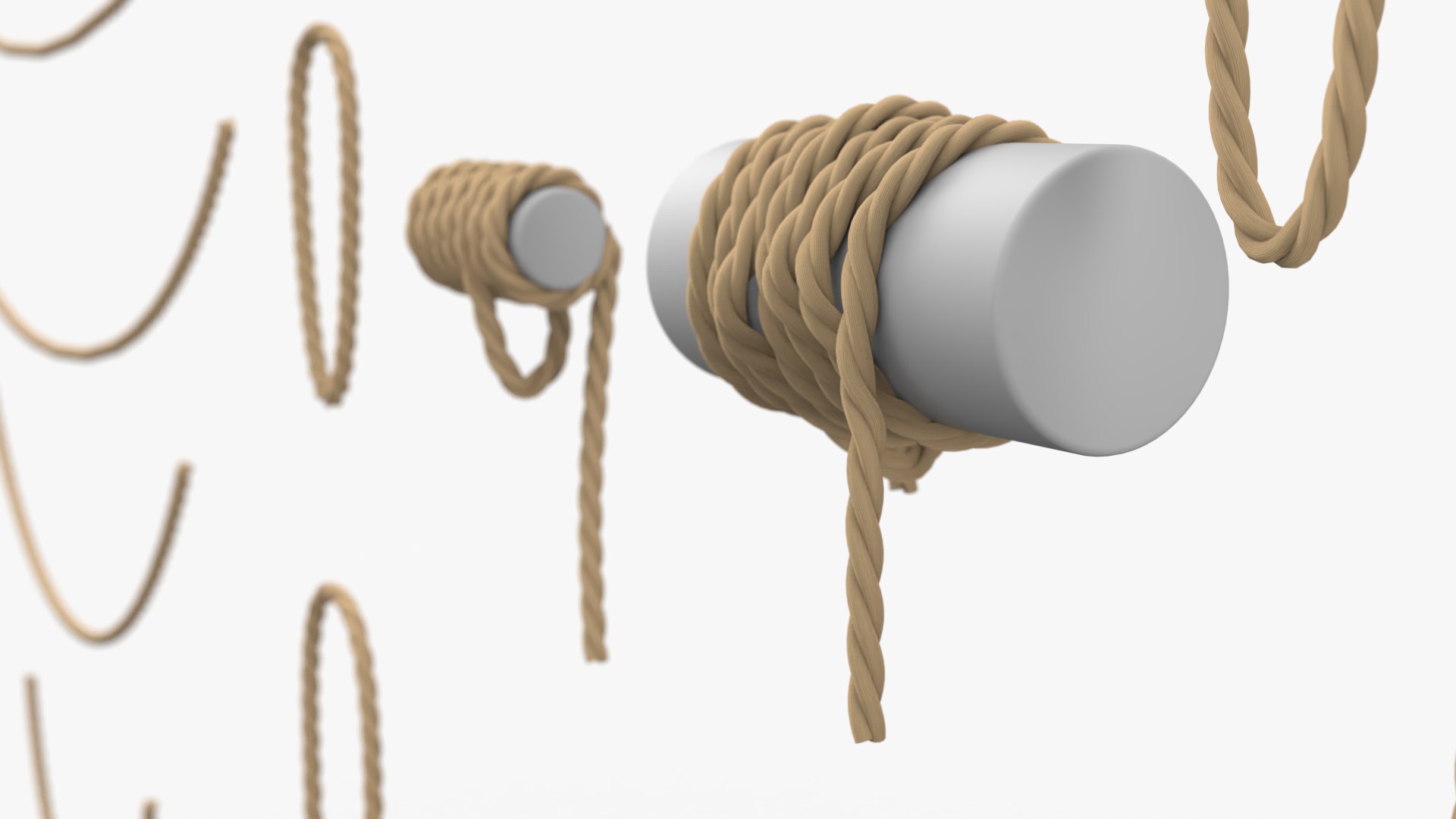 3D Rope Collection Model - TurboSquid 1967778