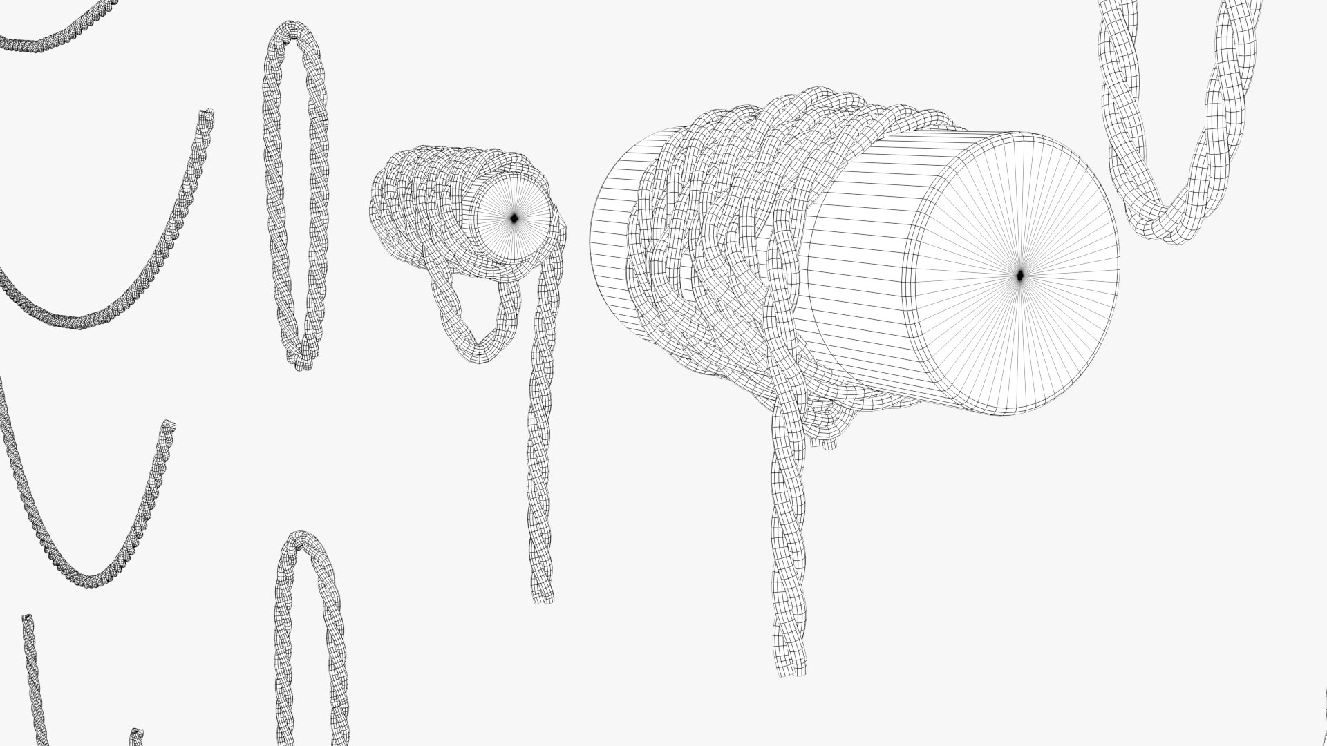 3D Rope Collection Model - TurboSquid 1967778