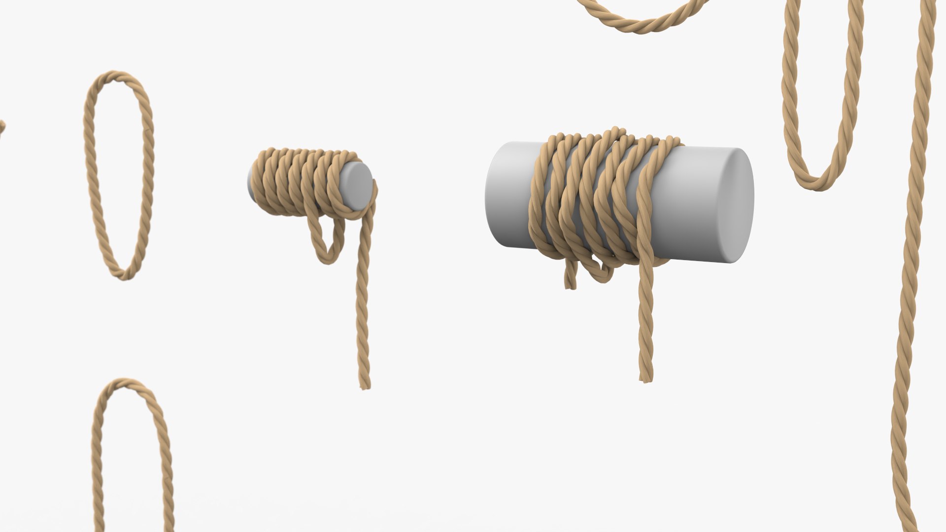 3D Rope Collection Model - TurboSquid 1967778