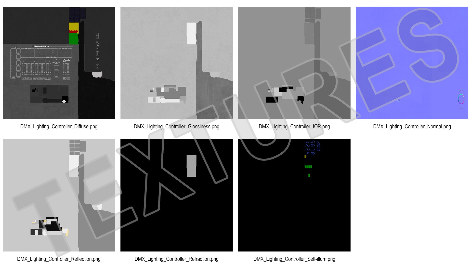 DMX Lighting Controller ON 3D Model - TurboSquid 1856490