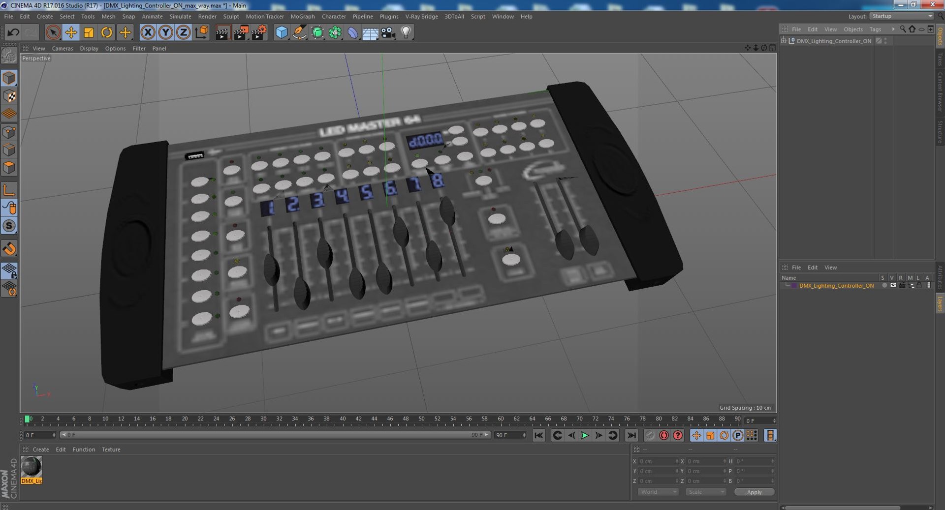 DMX Lighting Controller ON 3D Model - TurboSquid 1856490