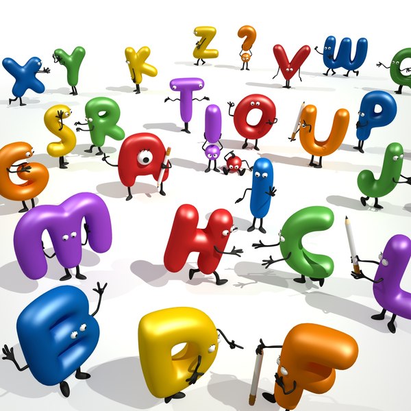 cartoon alphabet max