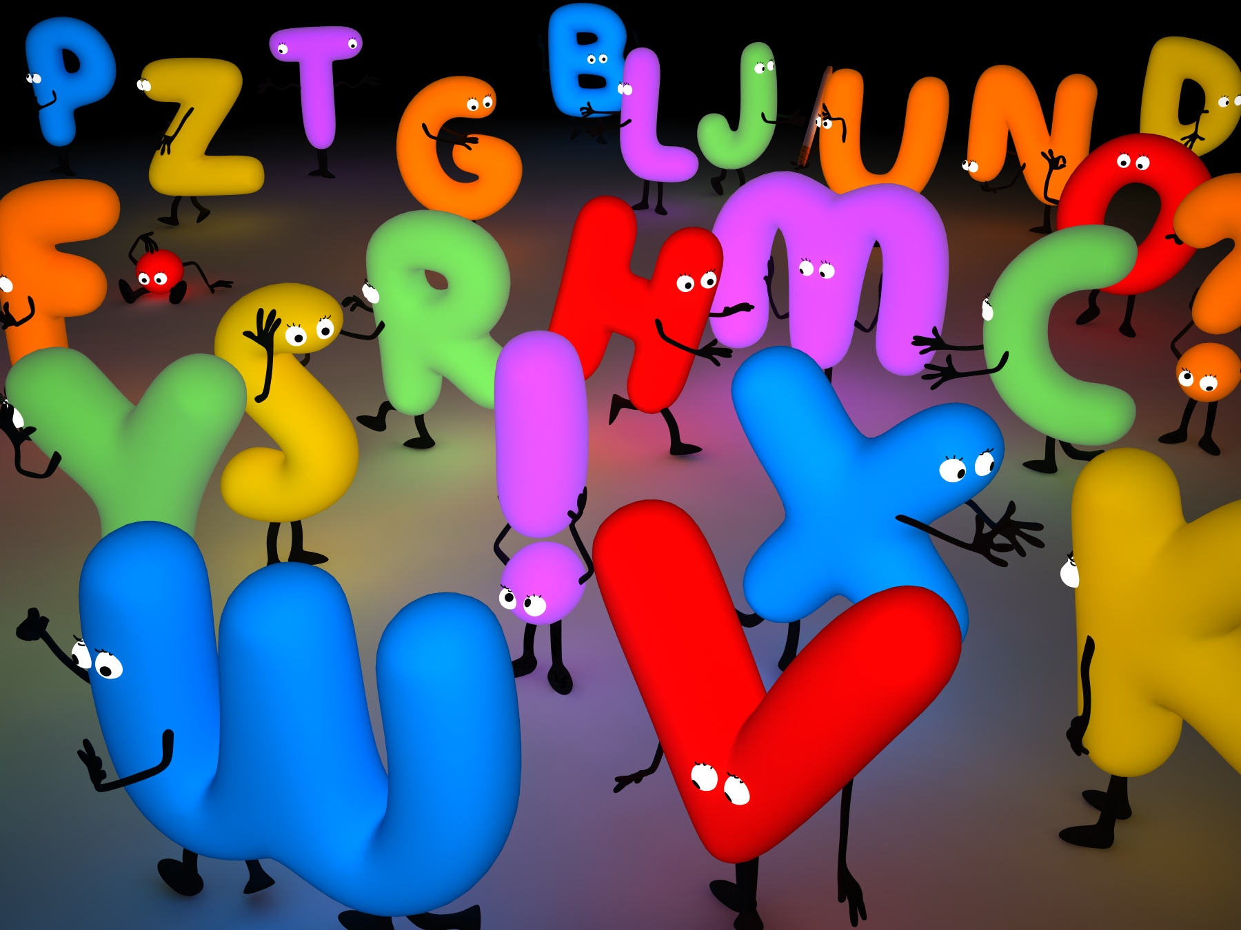 cartoon alphabet max