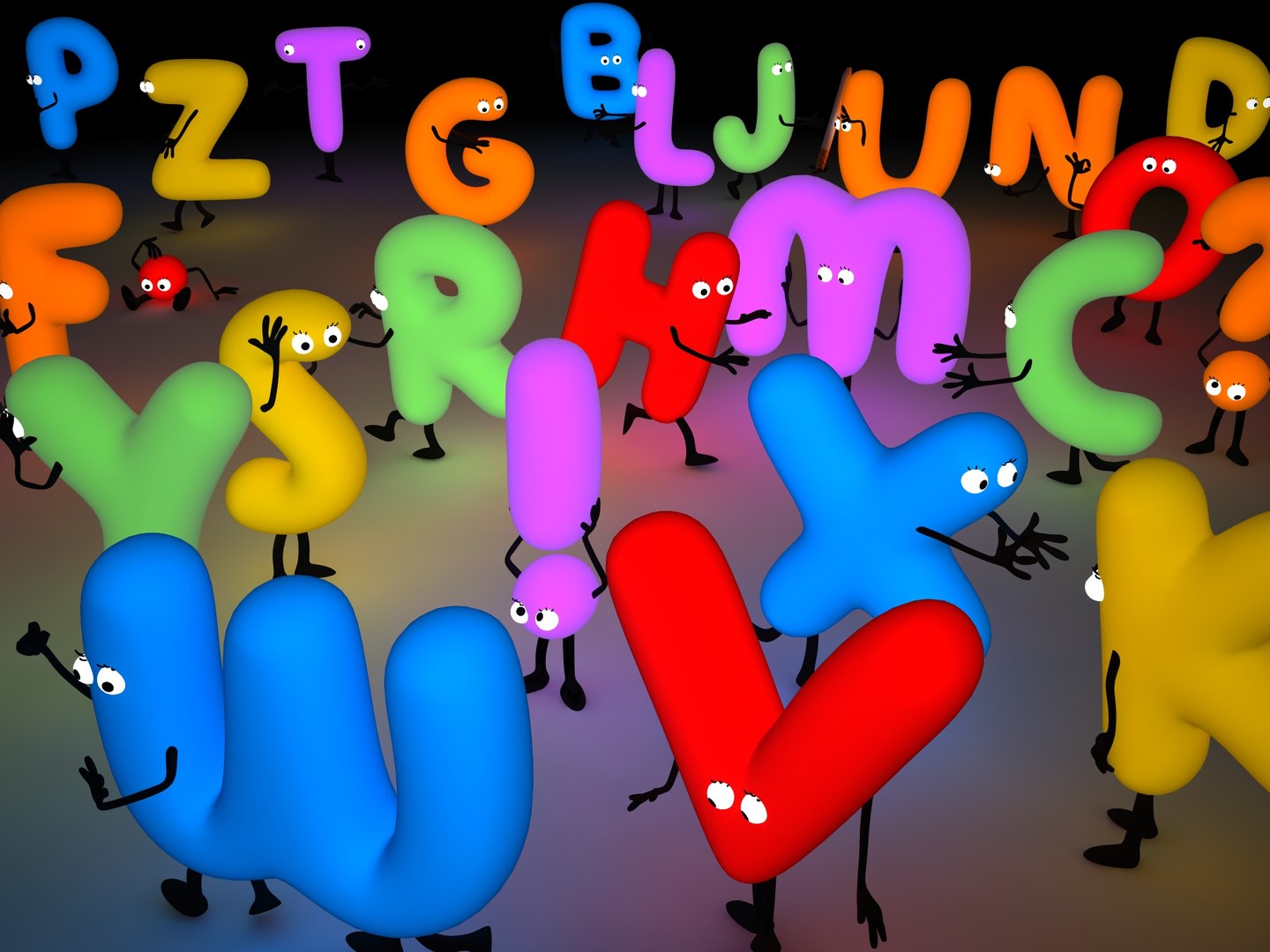 Cartoon Alphabet Max