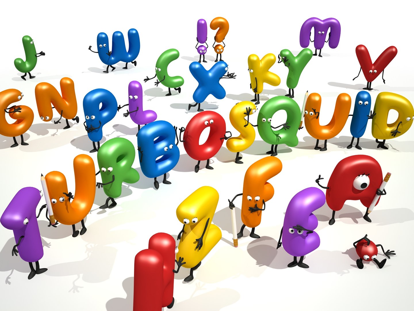 Cartoon Alphabet Max