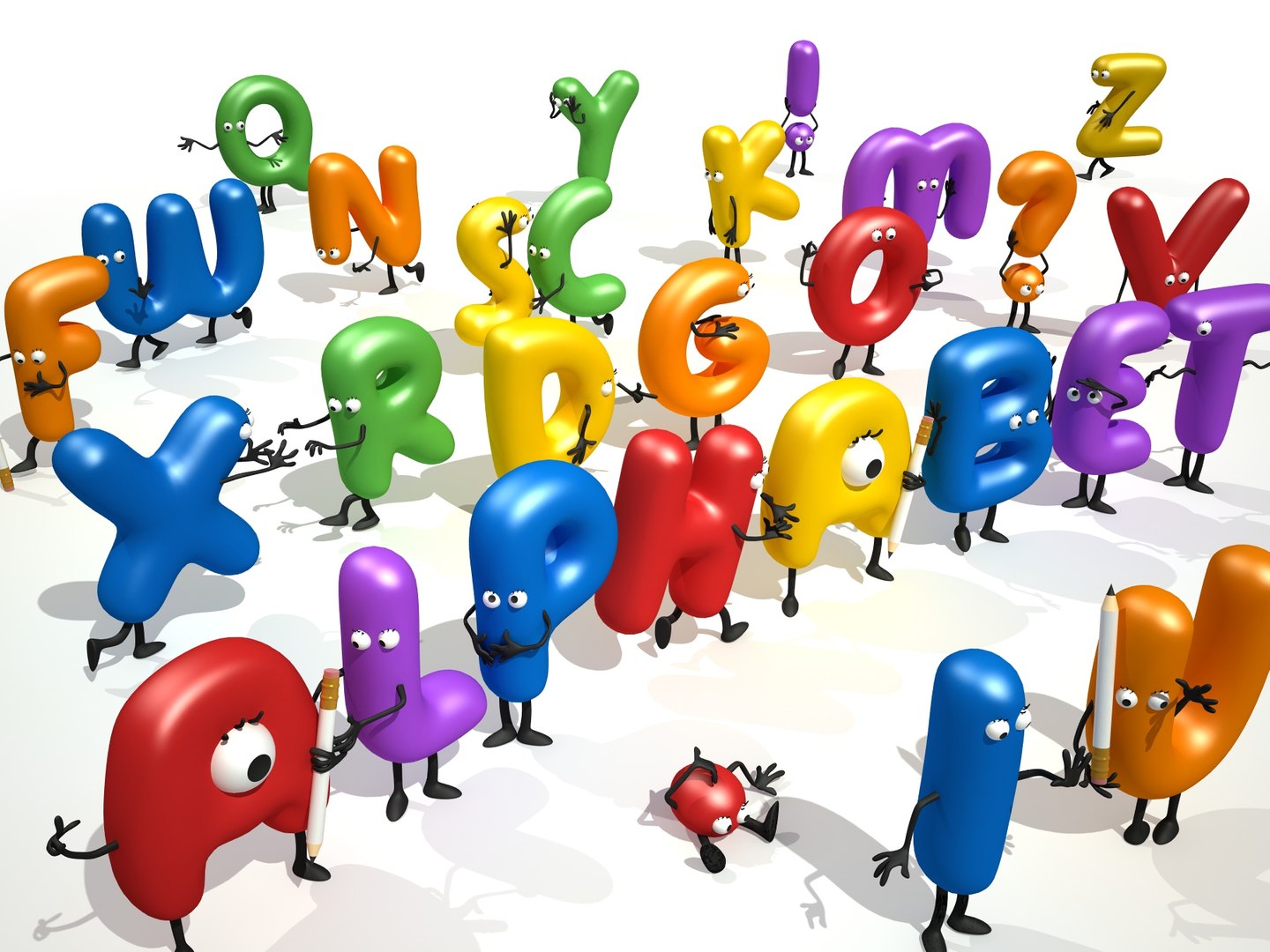 Cartoon Alphabet Max