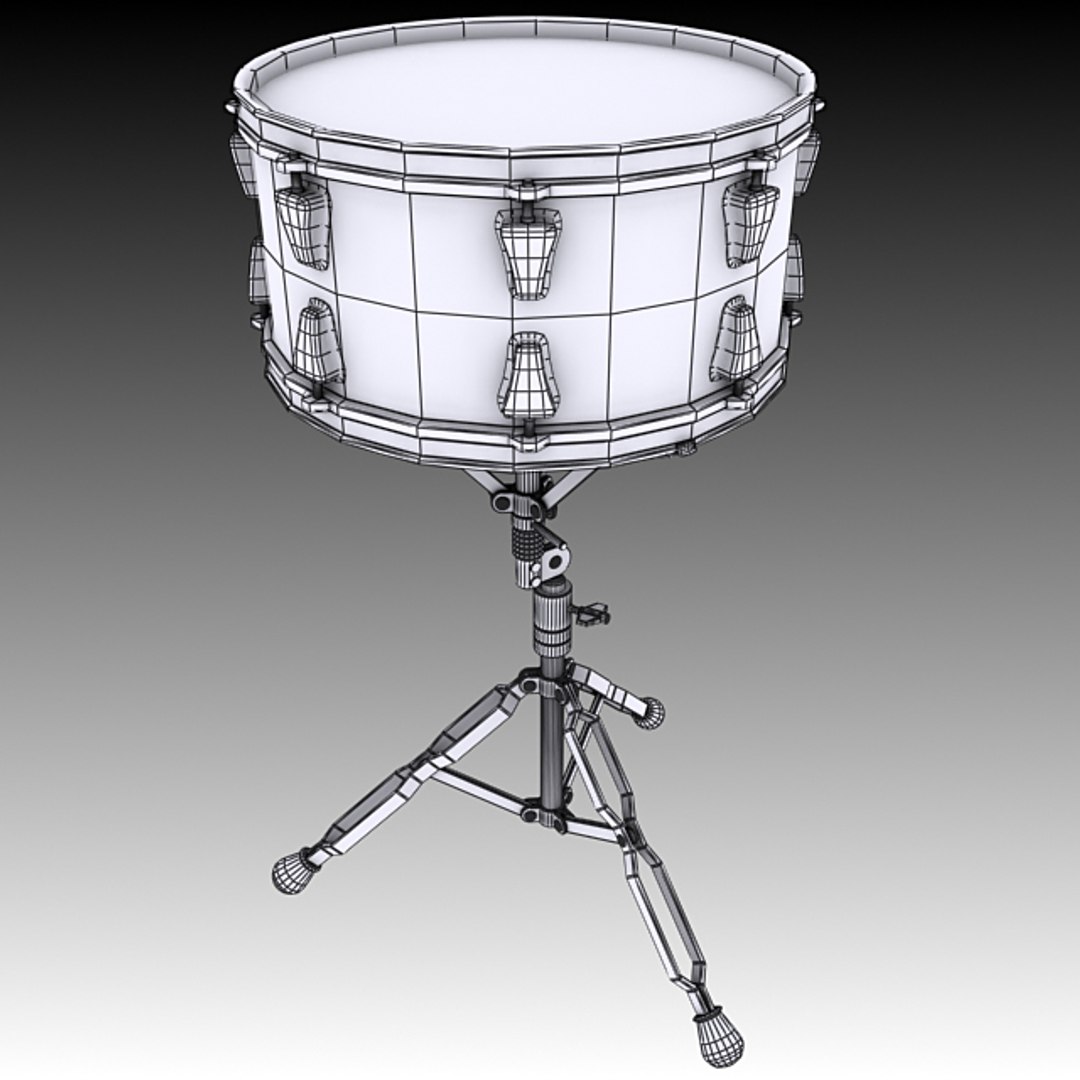 Snare Drum 3D Model - TurboSquid 1299956