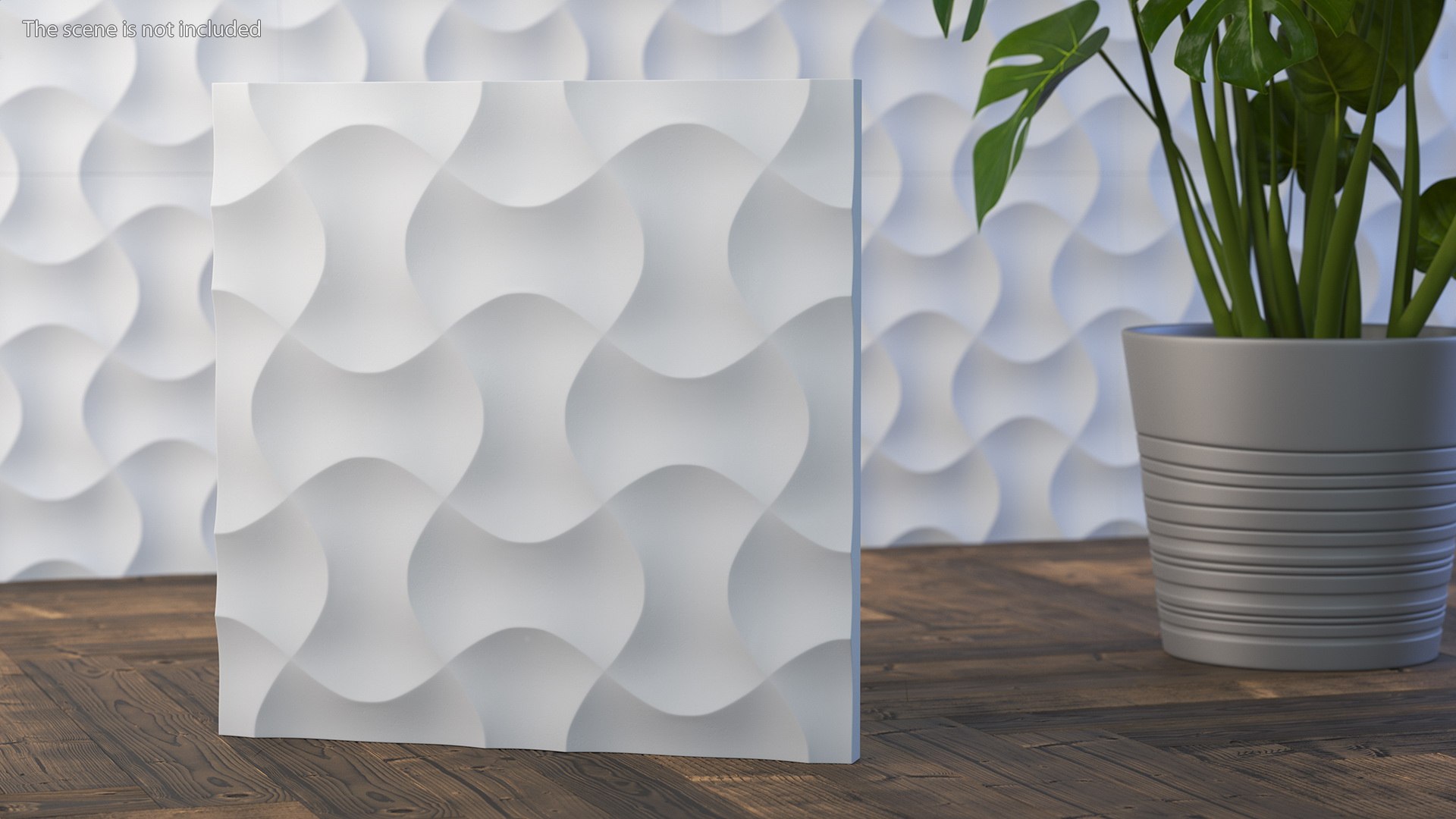 3D Wall Panel Wave Ceramic 3D Model - TurboSquid 1907990