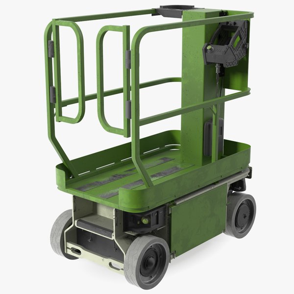 3D Vertical Mast Lift Folded Dirty - TurboSquid 1870655