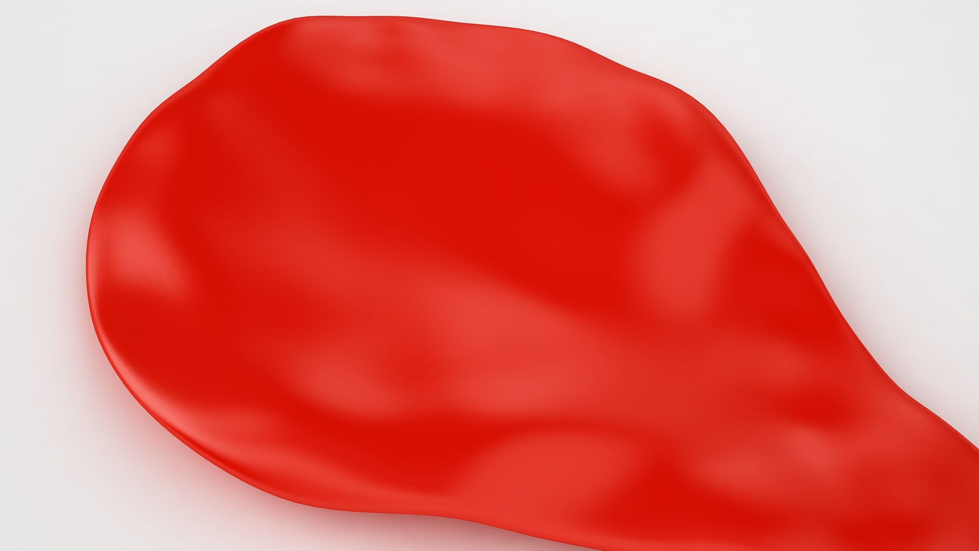 3D Flat Balloon Ball - TurboSquid 1475050