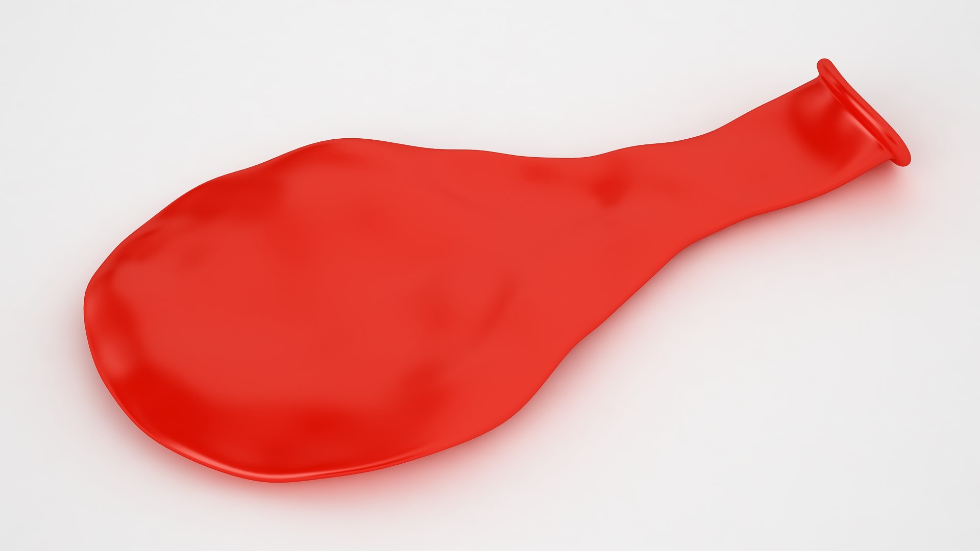 3D Flat Balloon Ball - TurboSquid 1475050