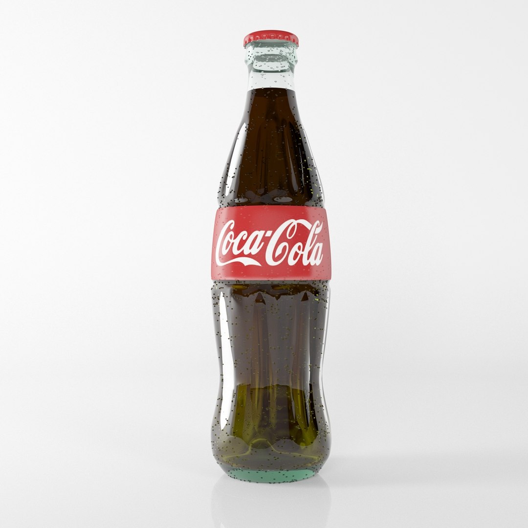 photorealistic coca cola 3d model