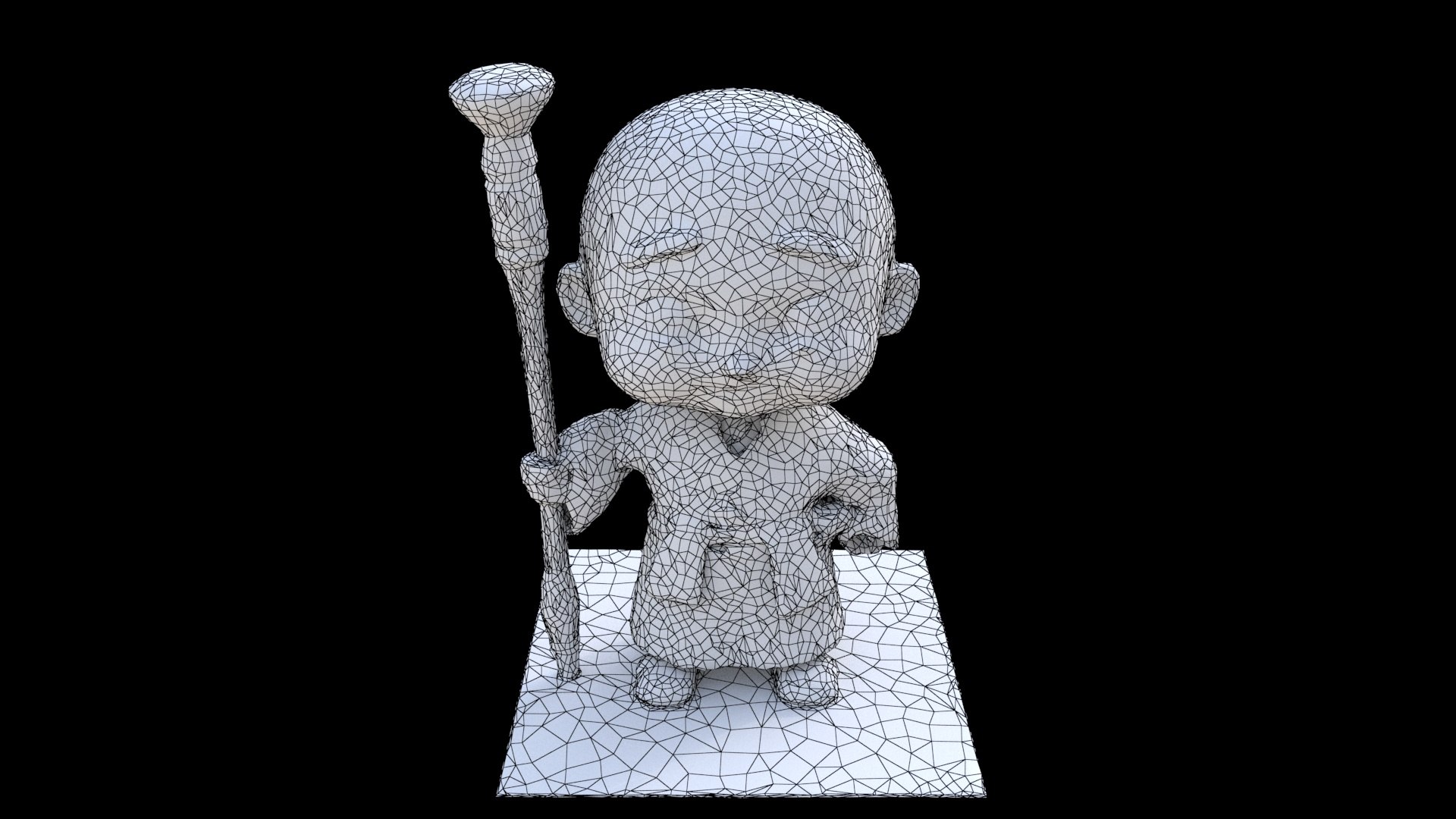 Monk 2 Model - TurboSquid 2331304