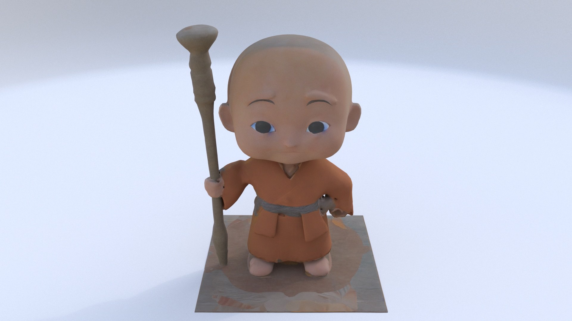 Monk 2 Model - TurboSquid 2331304