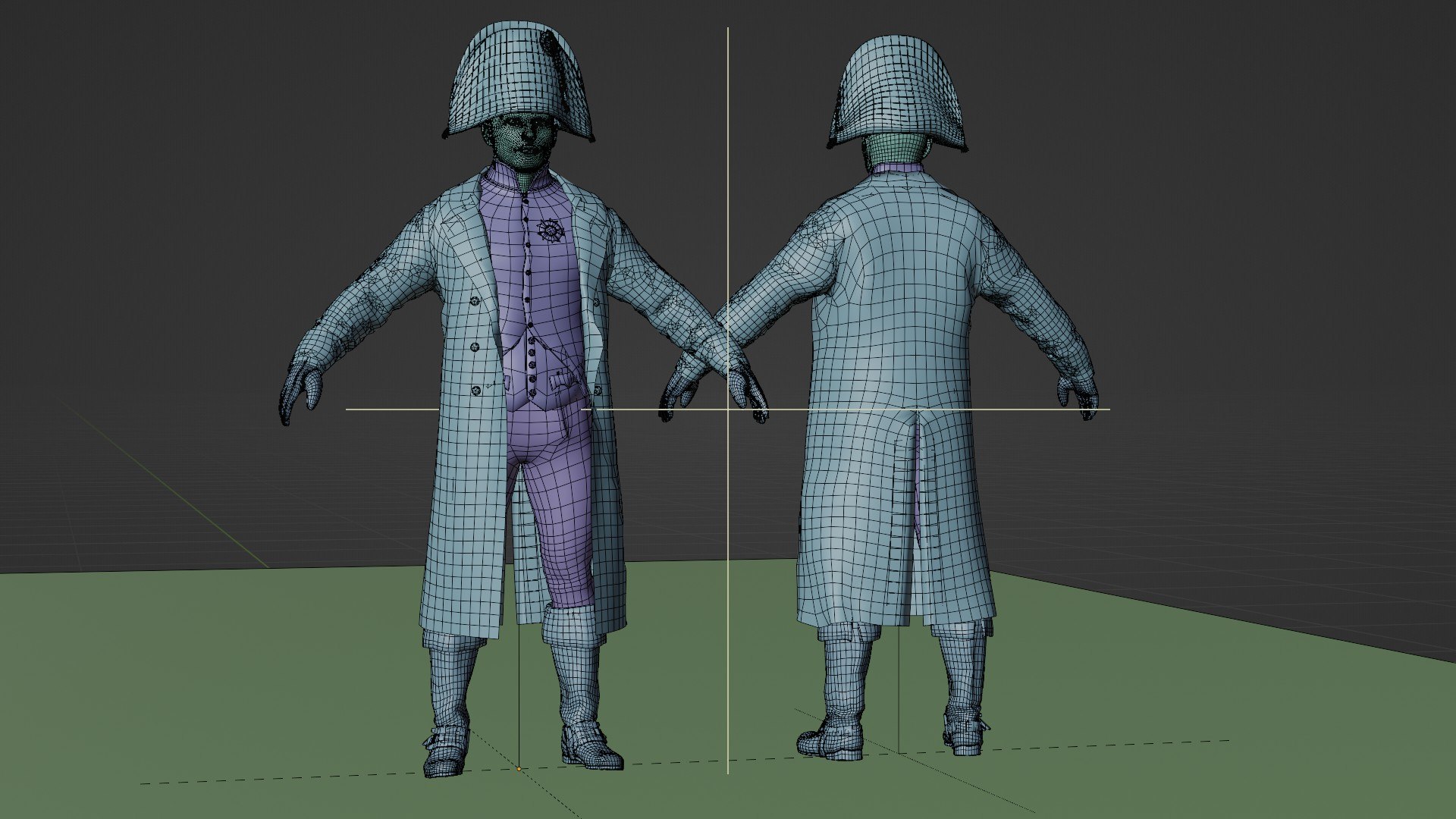 3D model Soldier Napoleon Battlefield Rigged - TurboSquid 2020101