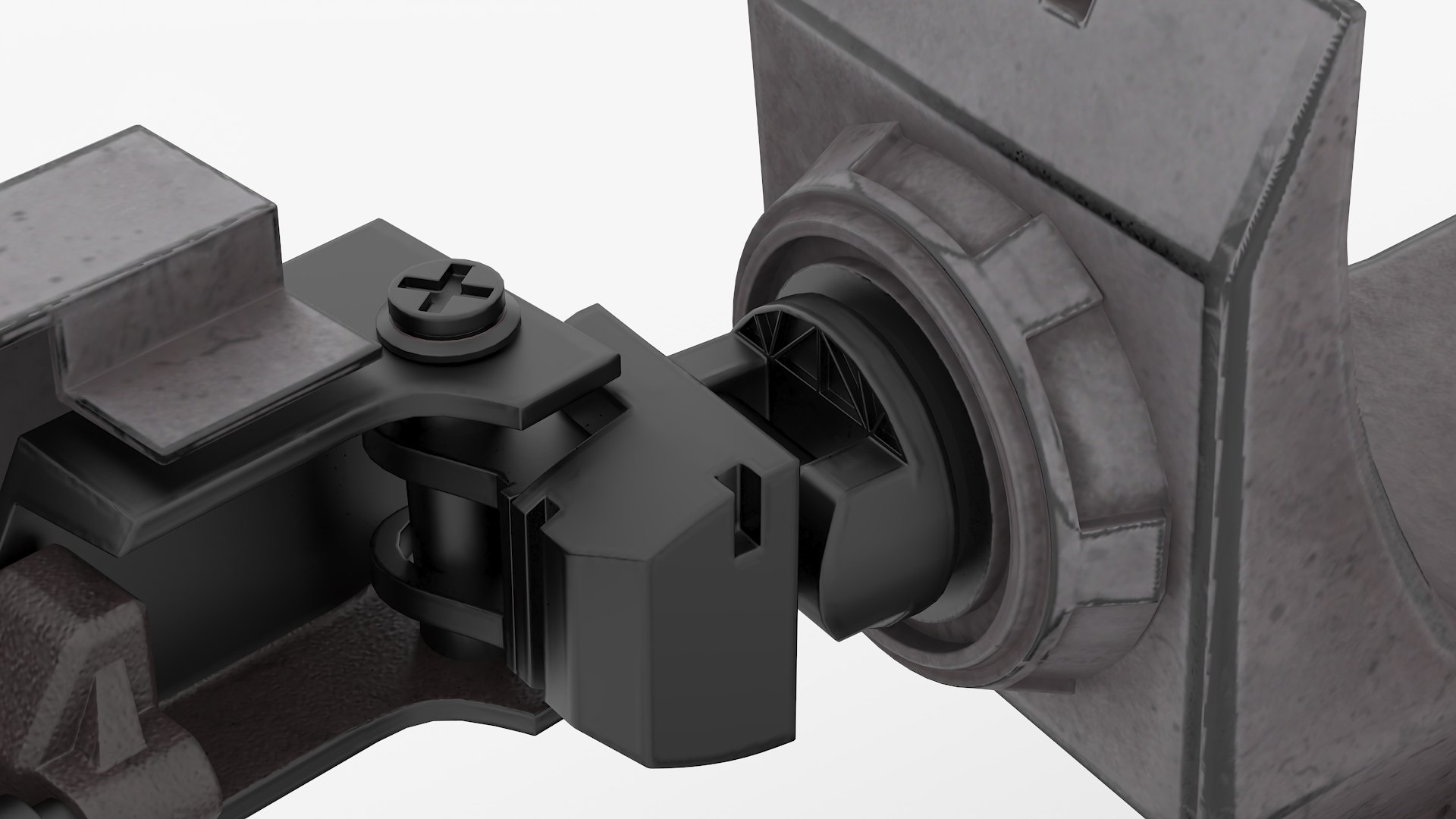 Futuristic Robotic Arm With Sci-Fi Storage Crates 3D Model - TurboSquid ...