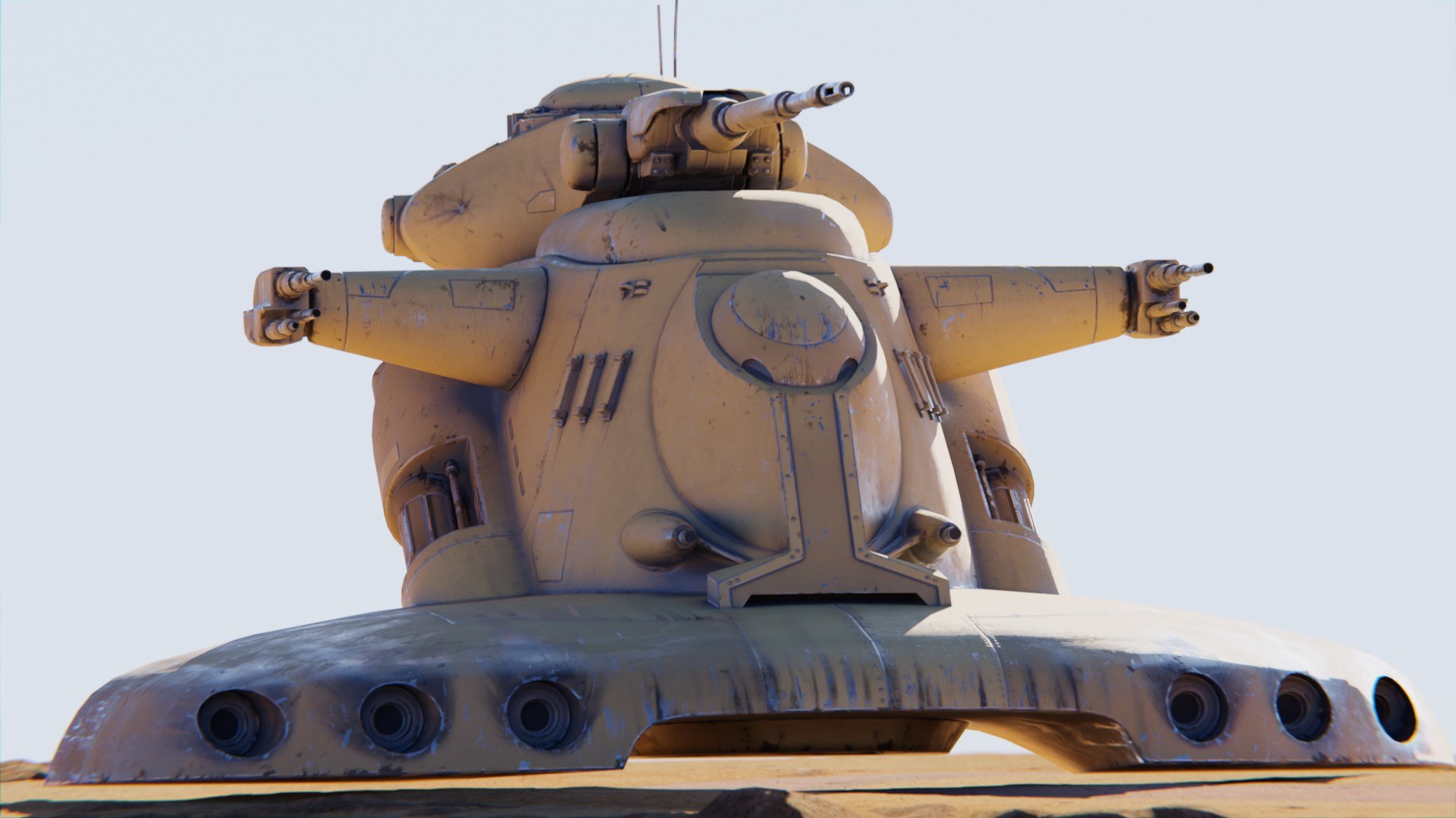 3D Star Wars AAT - TurboSquid 2325709