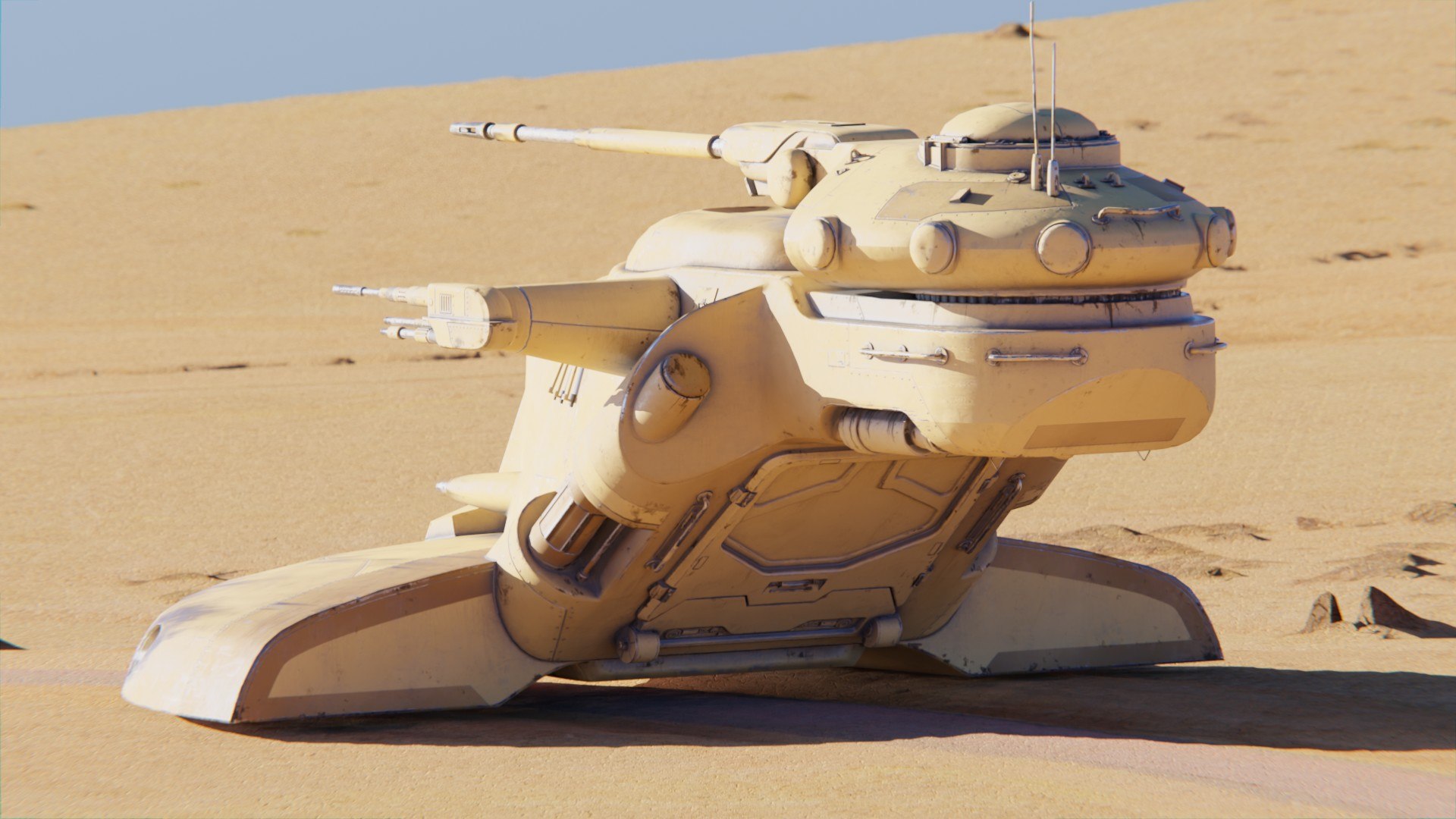3D Star Wars AAT - TurboSquid 2325709