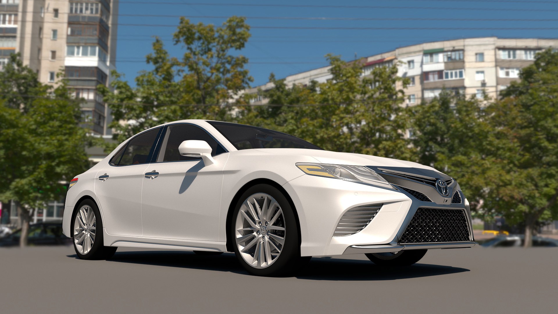 Toyota Camry White 3D - TurboSquid 1992728