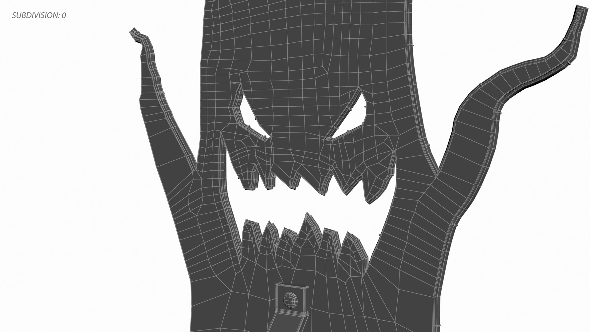 3D Silhouette Scare 3 Model - TurboSquid 2131903