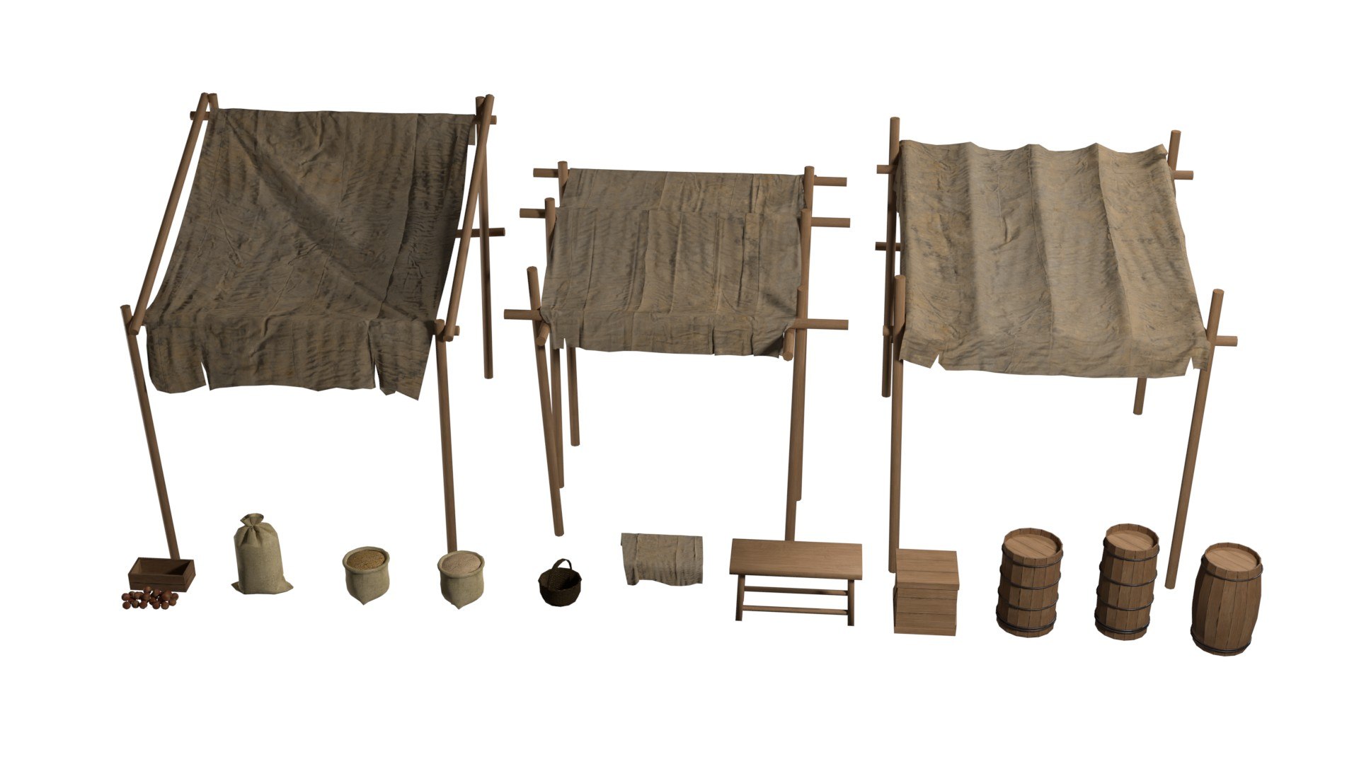 Roman Market Props Model - TurboSquid 2261016