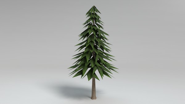 3D stylized pine tree - TurboSquid 1520297