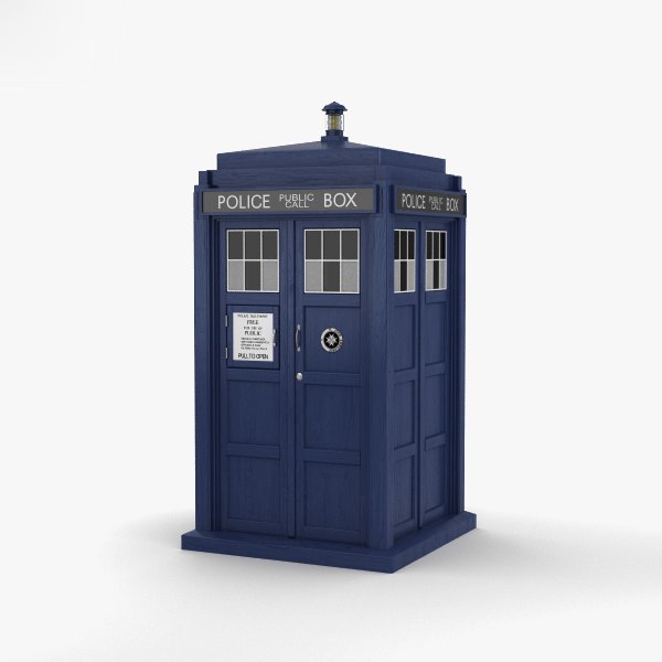Free 3D Tardis Models | TurboSquid