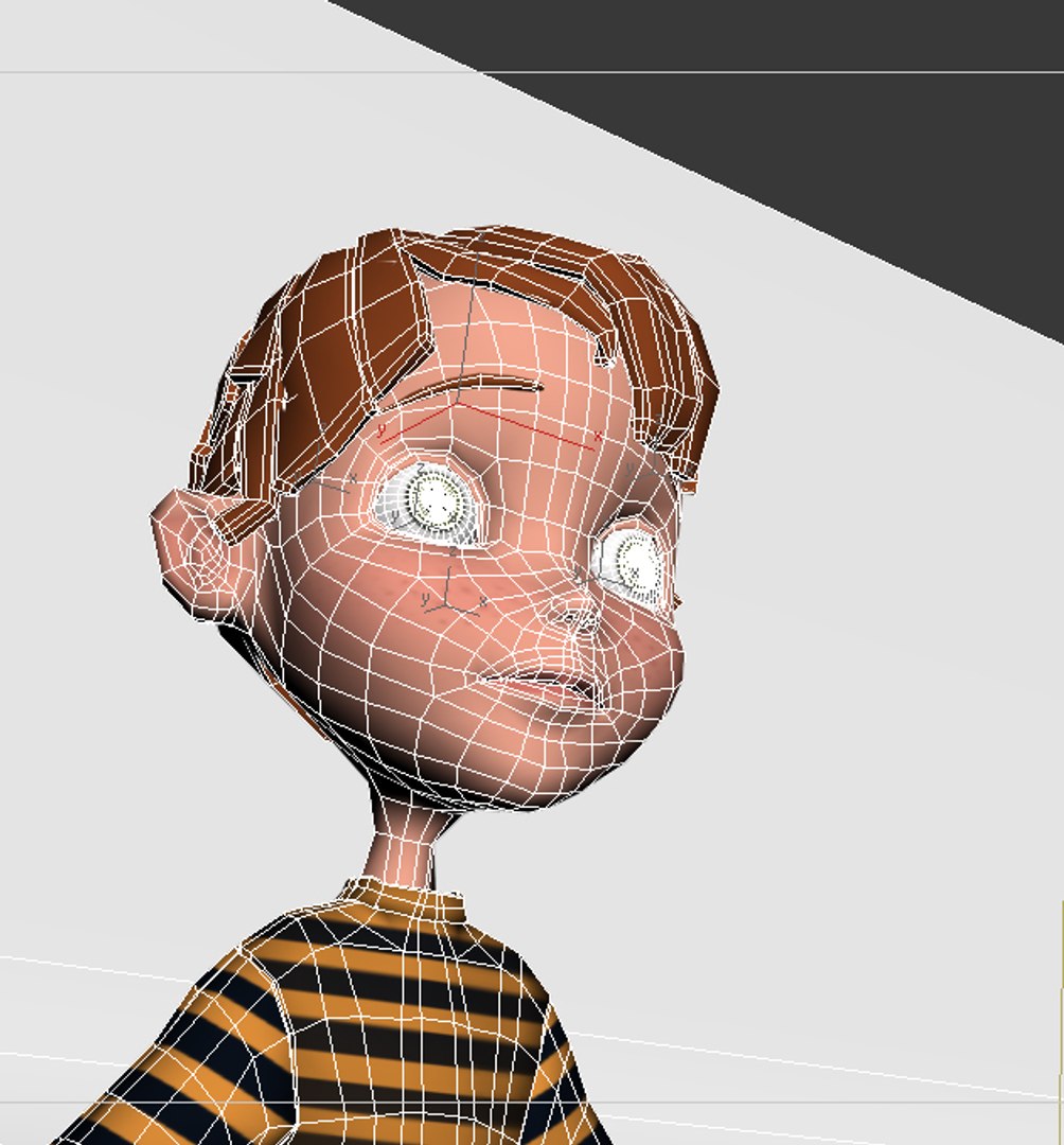 Boy Cartoon 3d Max