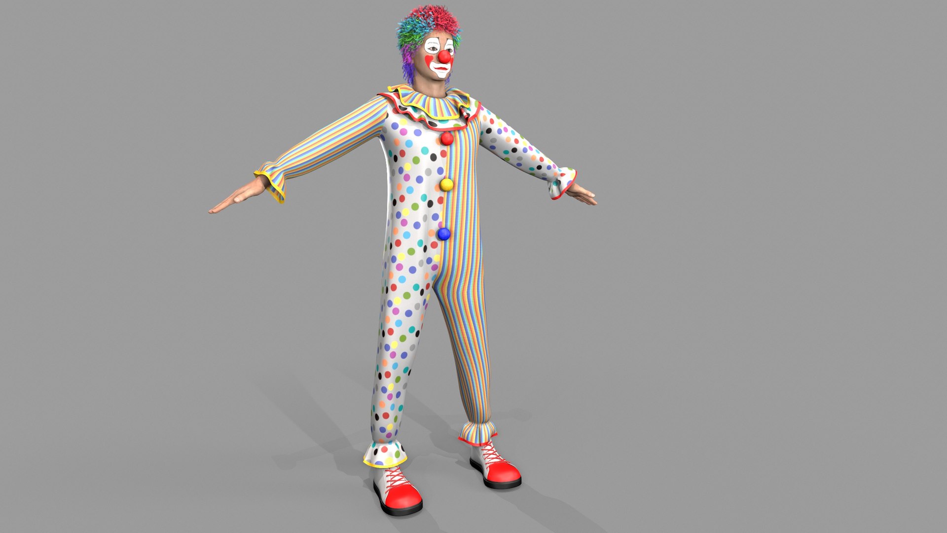 3D Clown Model - TurboSquid 2022674