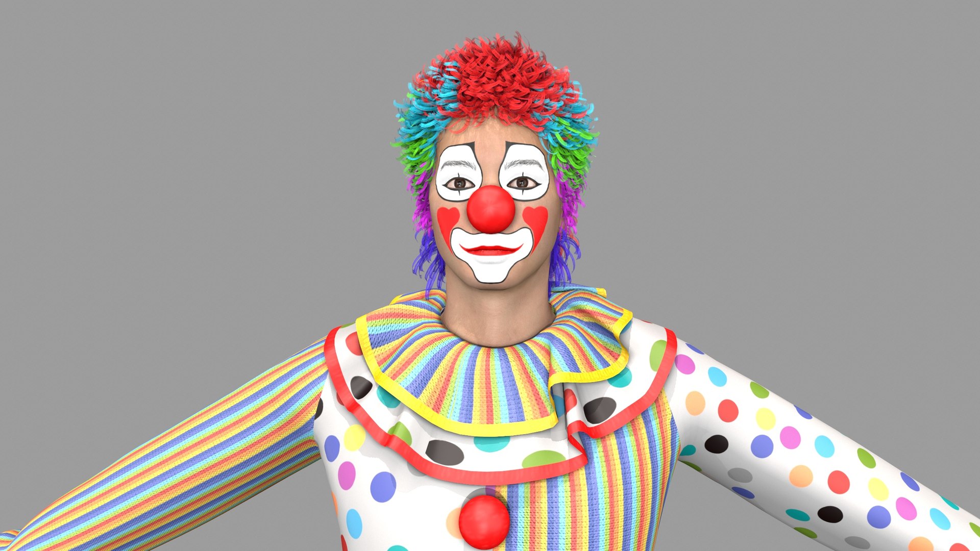 3D Clown Model - TurboSquid 2022674
