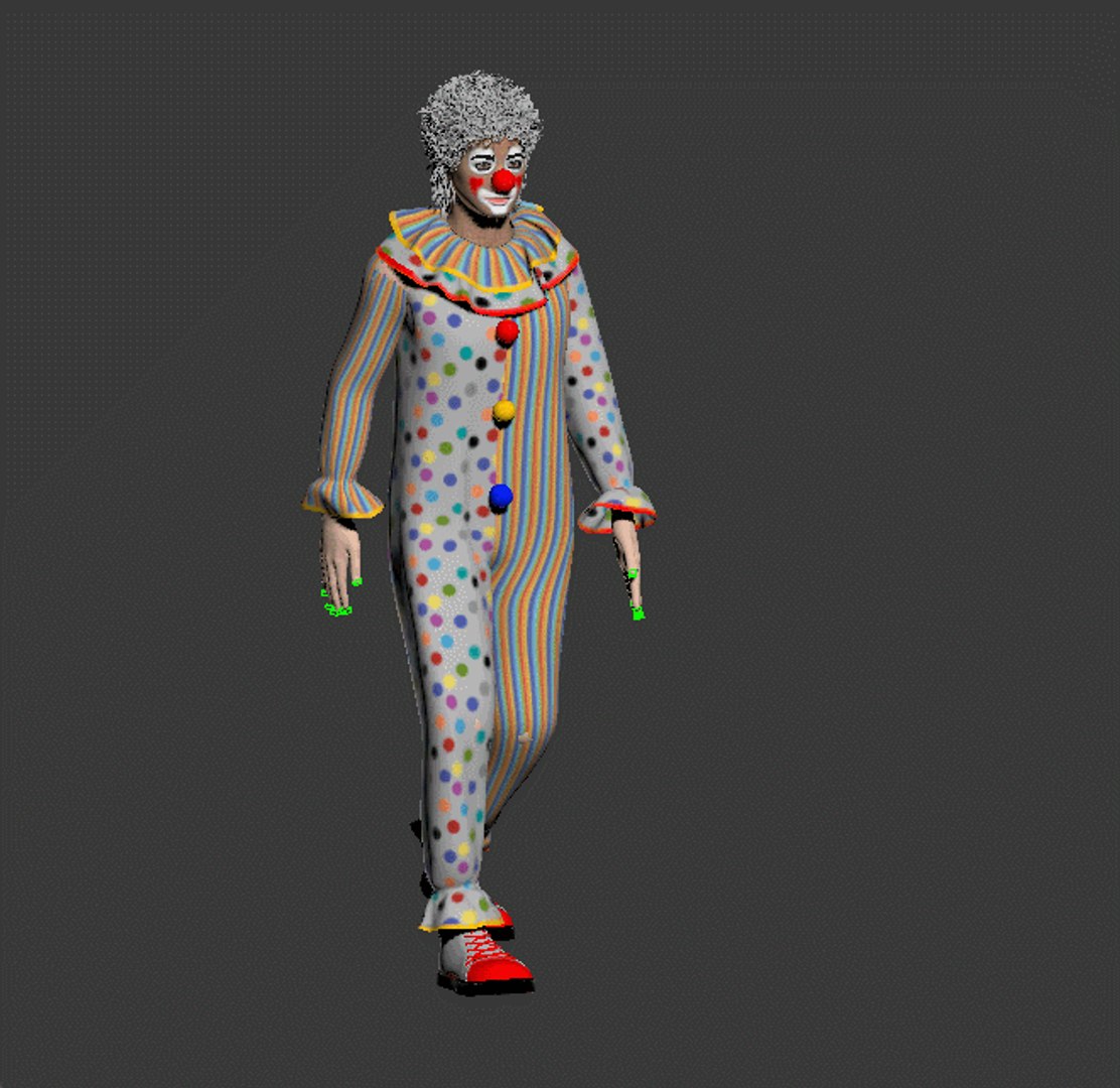 3D Clown Model - TurboSquid 2022674