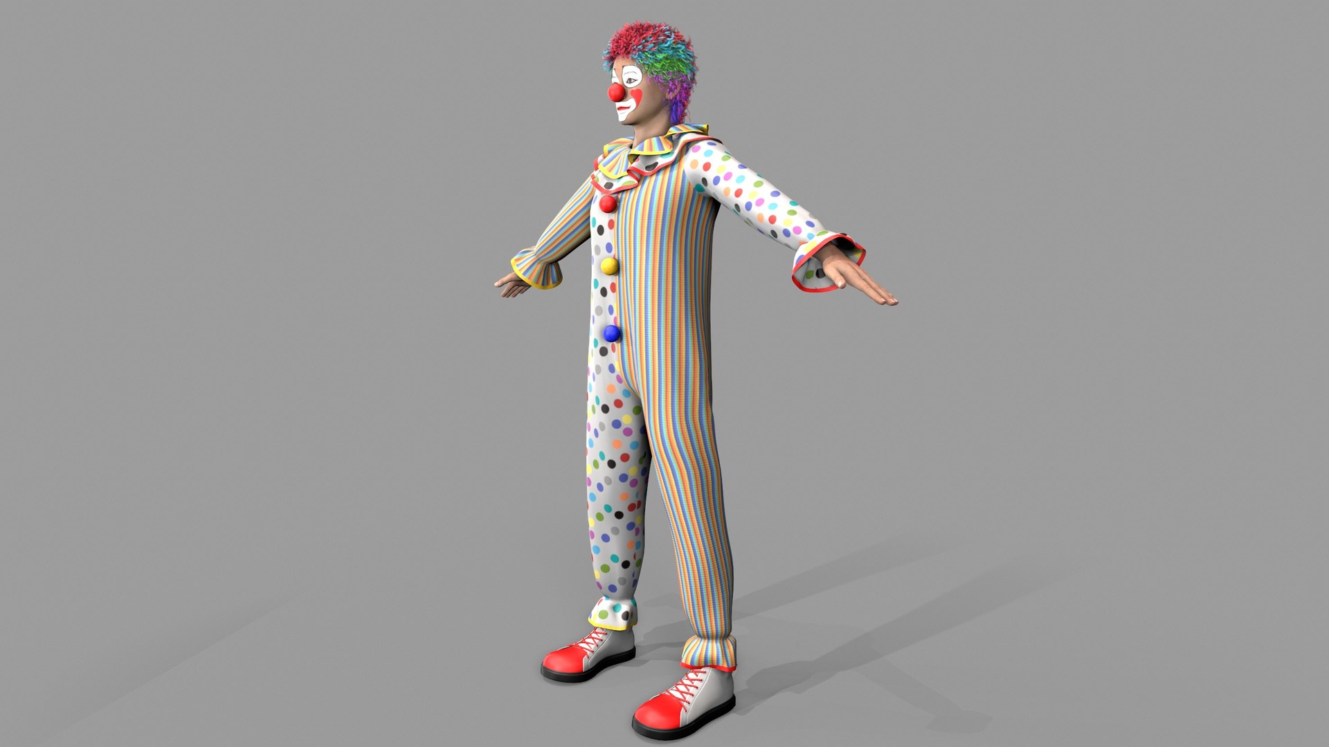 3D Clown Model - TurboSquid 2022674