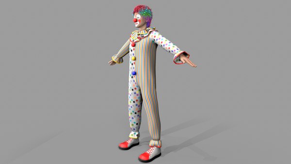 3D clown model - TurboSquid 2022674
