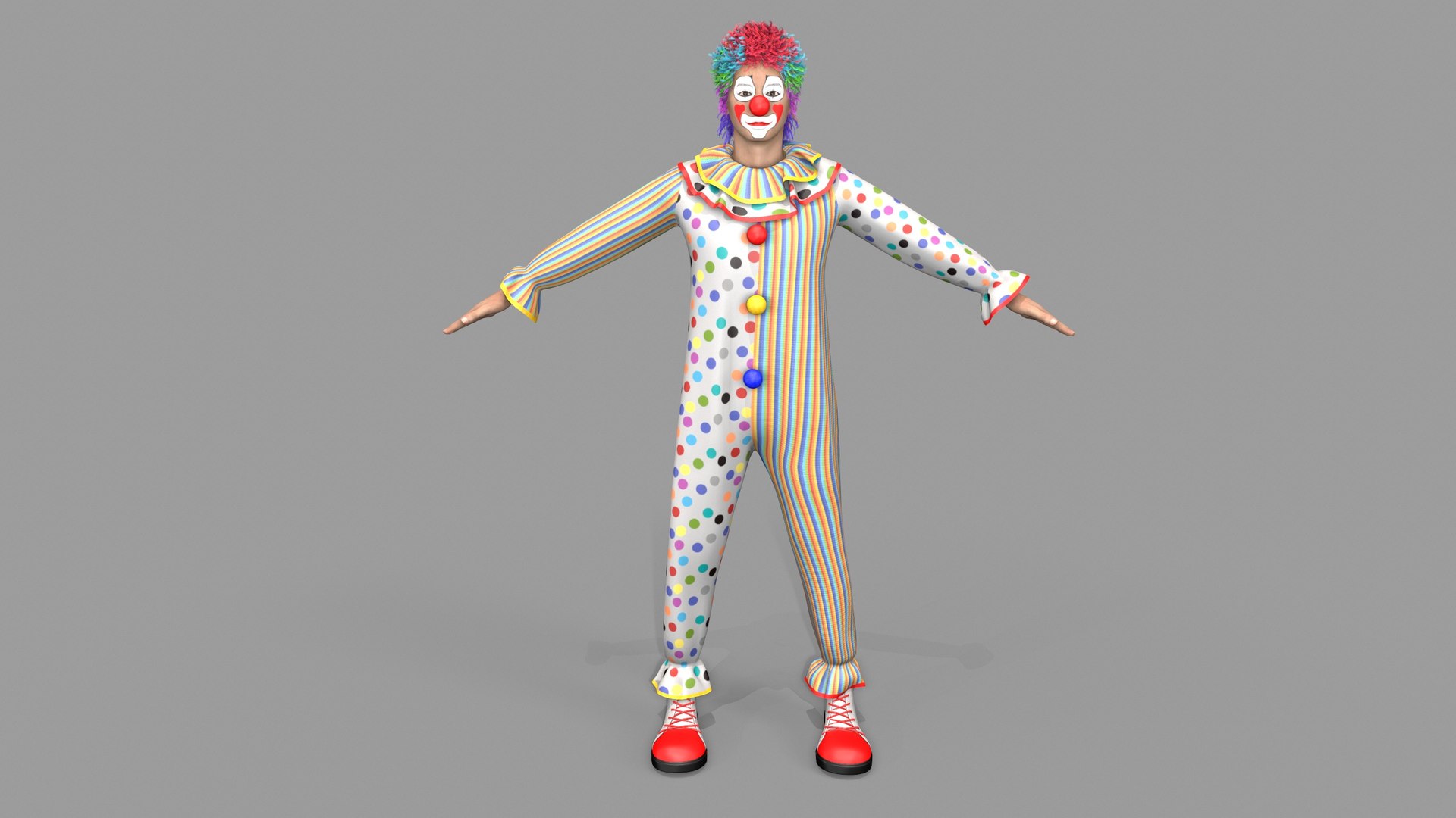 3D Clown Model - TurboSquid 2022674
