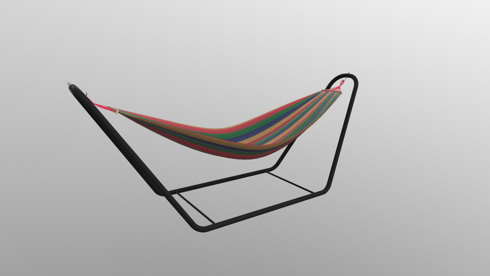 3D Model Hammock With Stand - TurboSquid 2113685