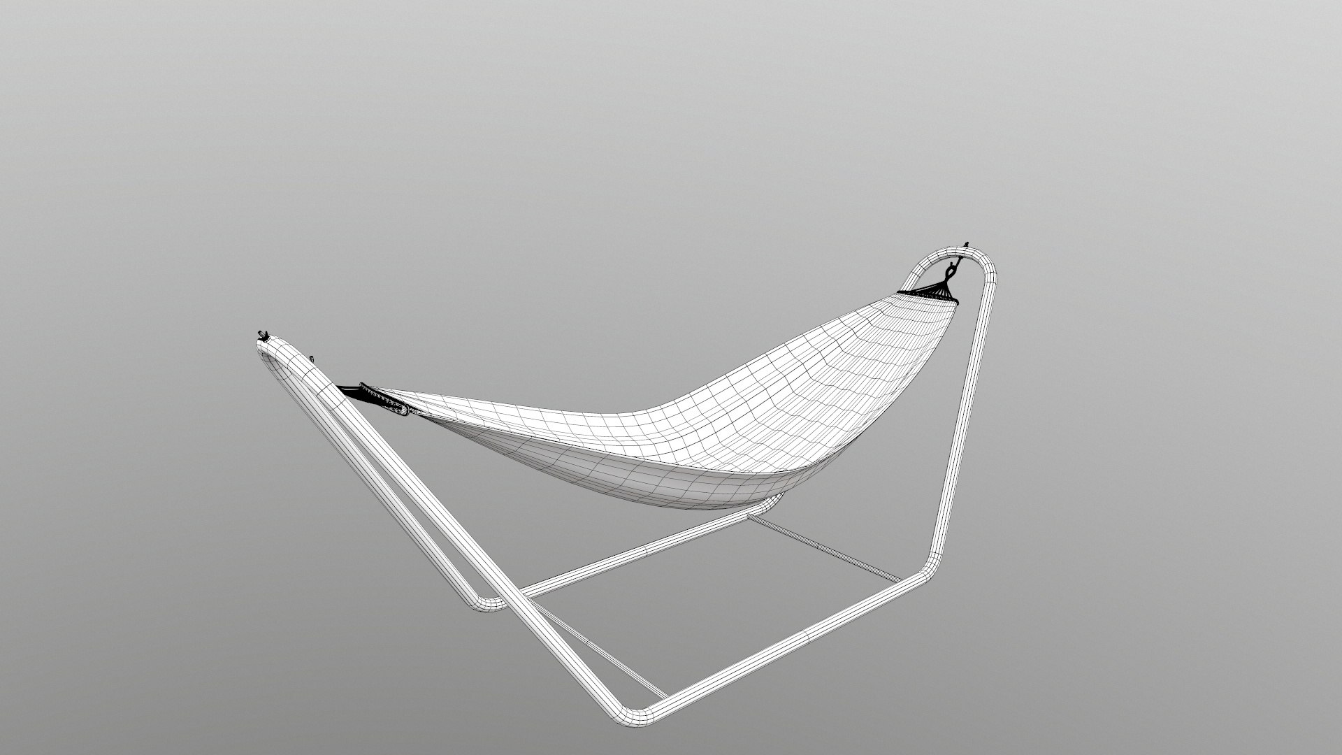 3D Model Hammock With Stand - TurboSquid 2113685