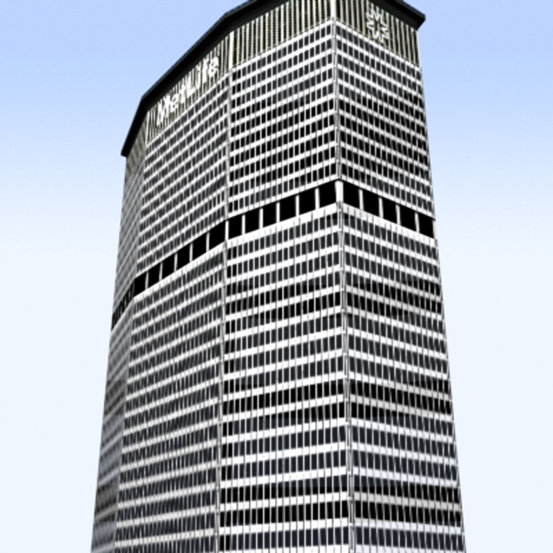 3d Metlife Center Buildings Model