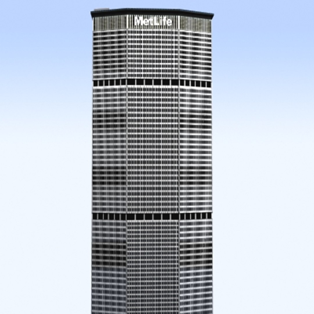 3d Metlife Center Buildings Model