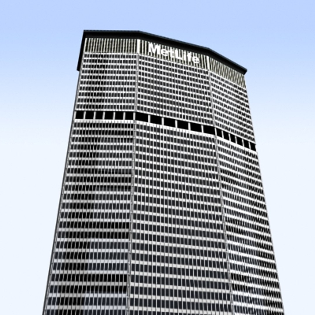 3d Metlife Center Buildings Model