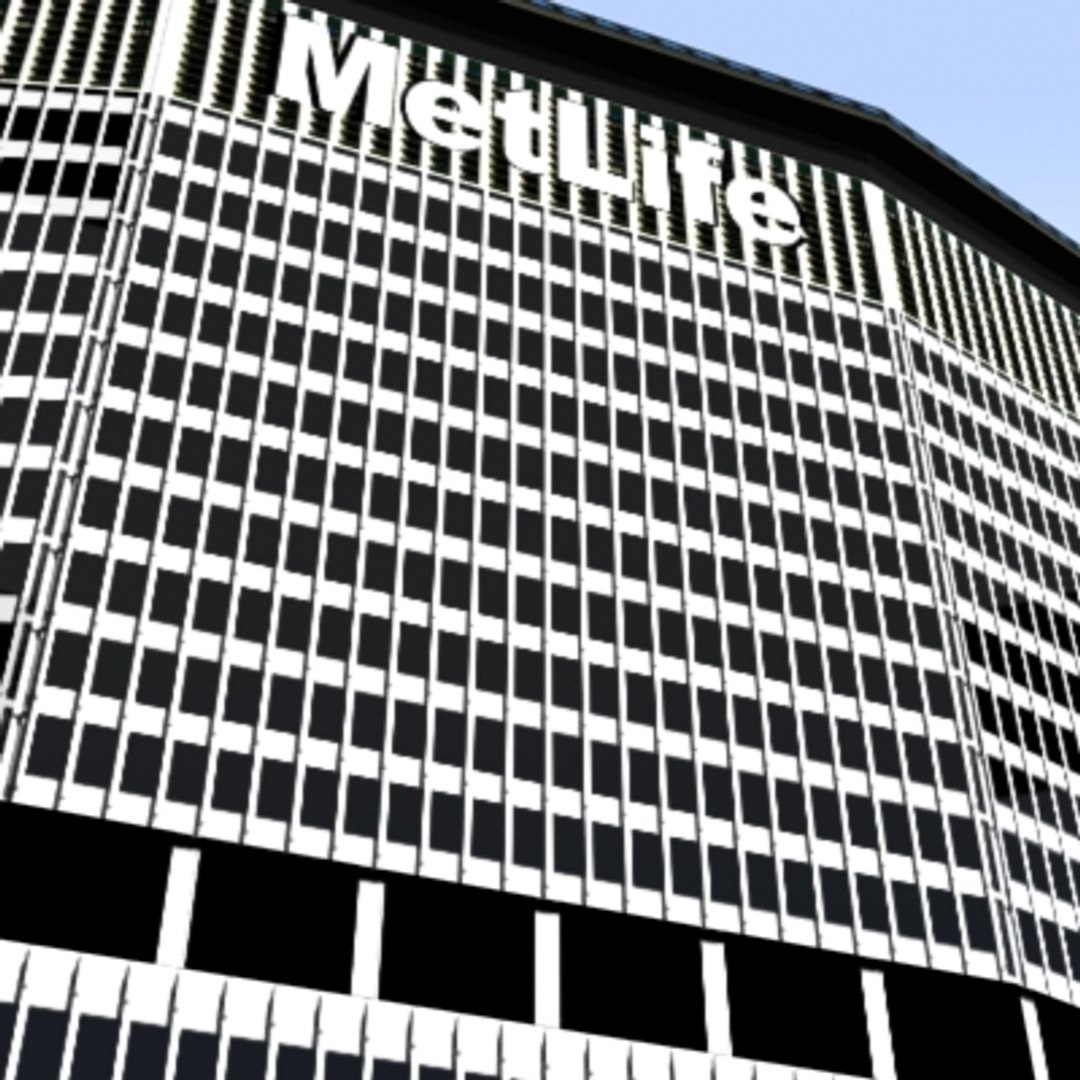 3d Metlife Center Buildings Model