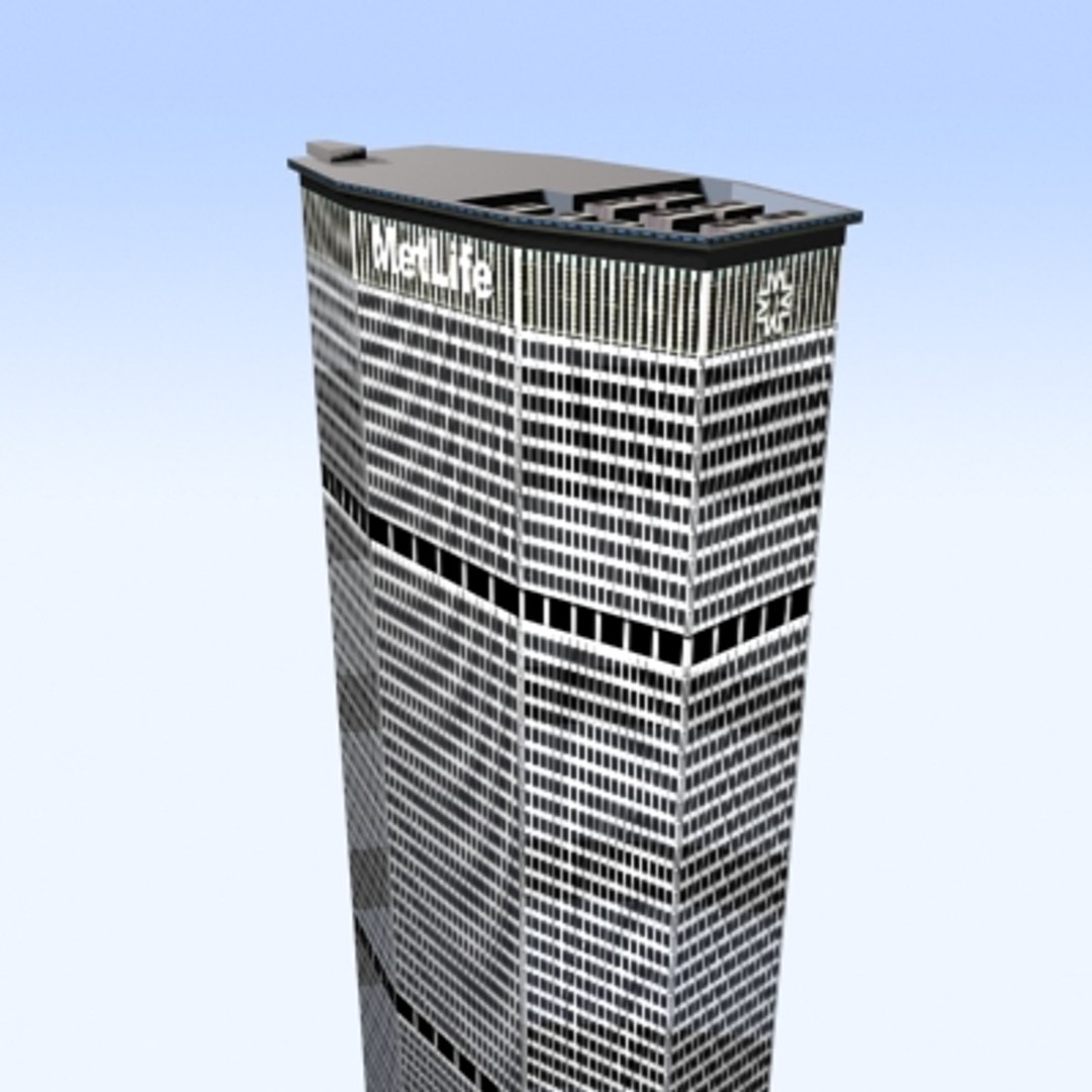 3d Metlife Center Buildings Model