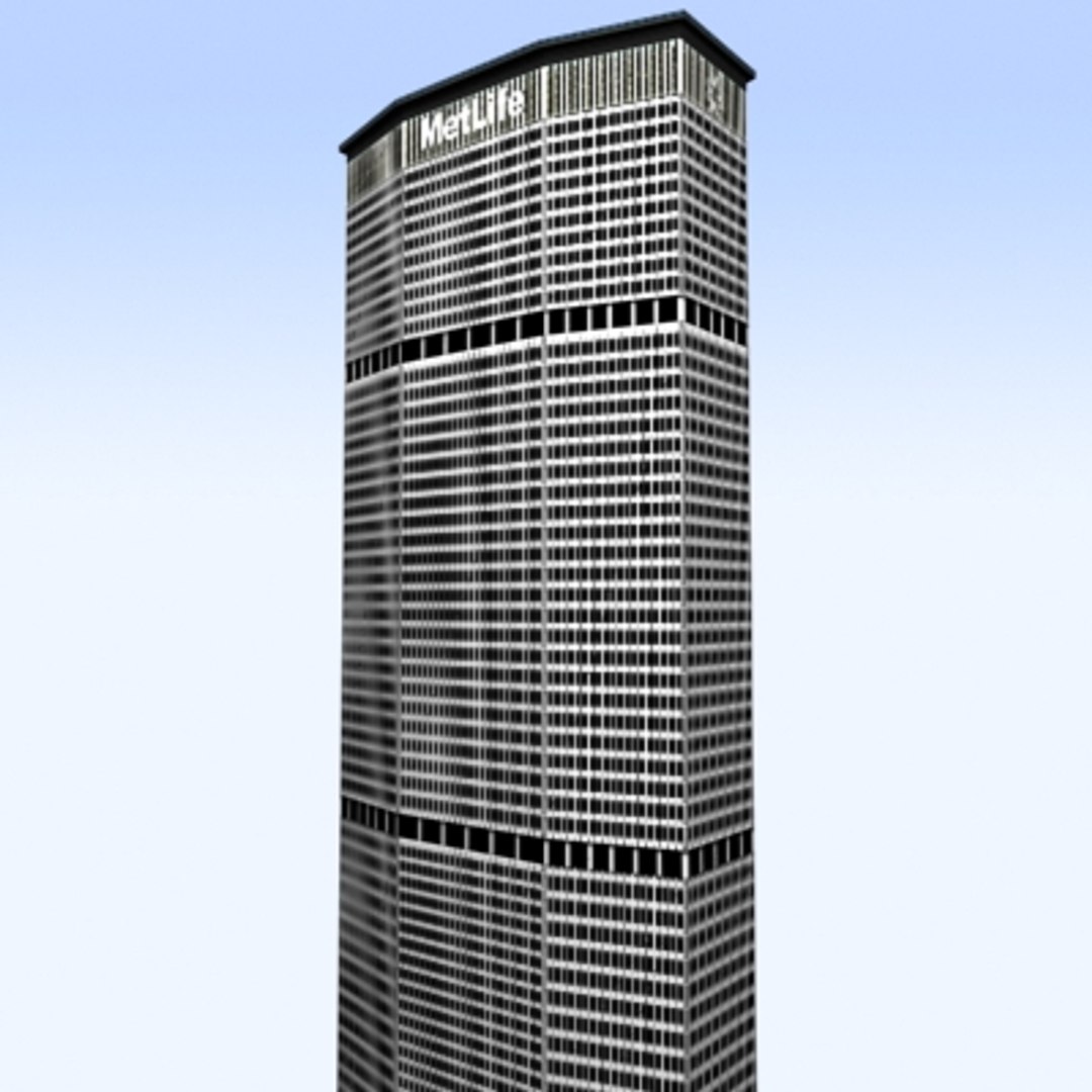 3d Metlife Center Buildings Model