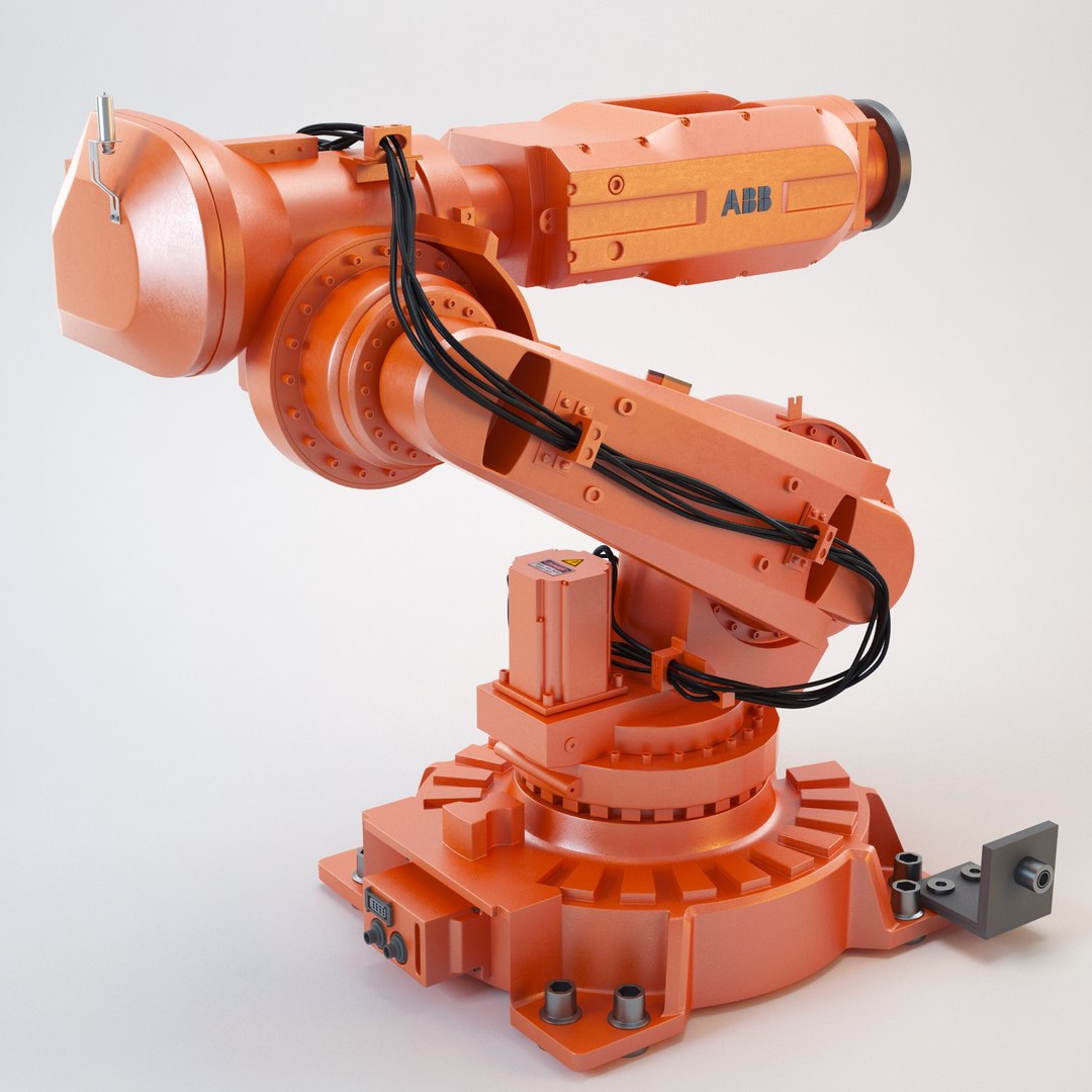 Abb Irb 6620 Industrial Robot 3d Model