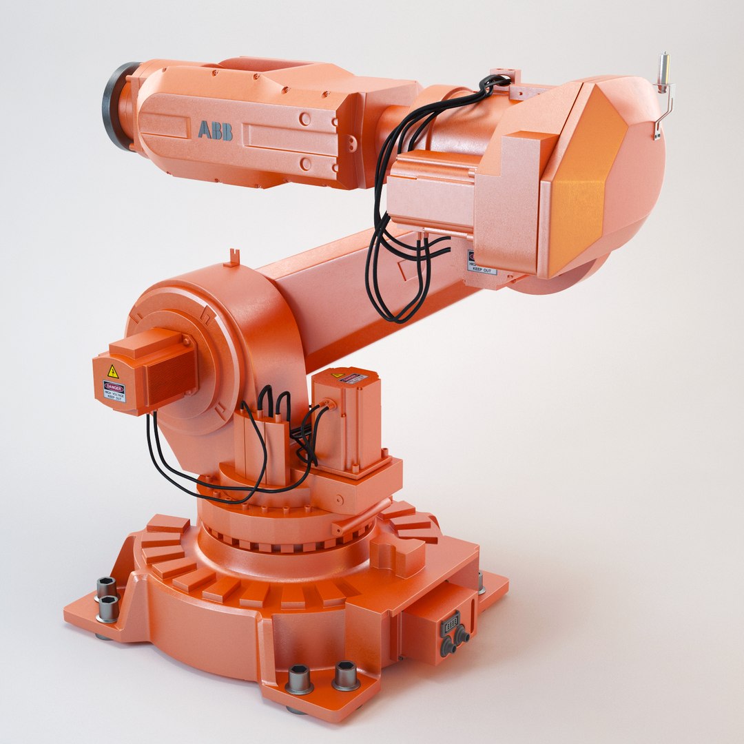 Abb Irb 6620 Industrial Robot 3d Model
