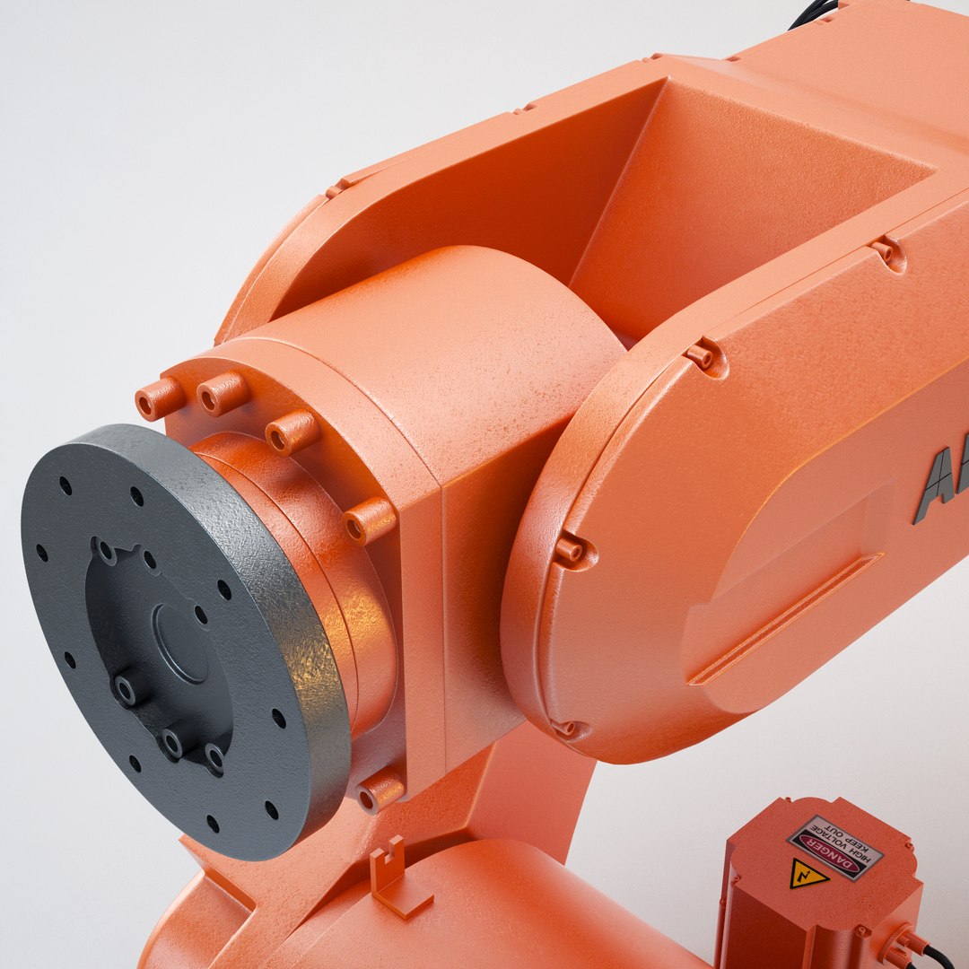 Abb Irb 6620 Industrial Robot 3d Model